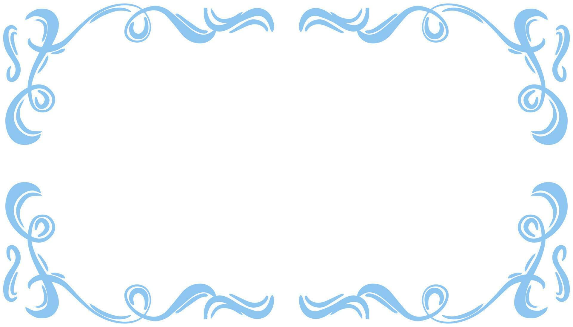 Blue abstract frame background illustration 23167945 Vector Art at Vecteezy