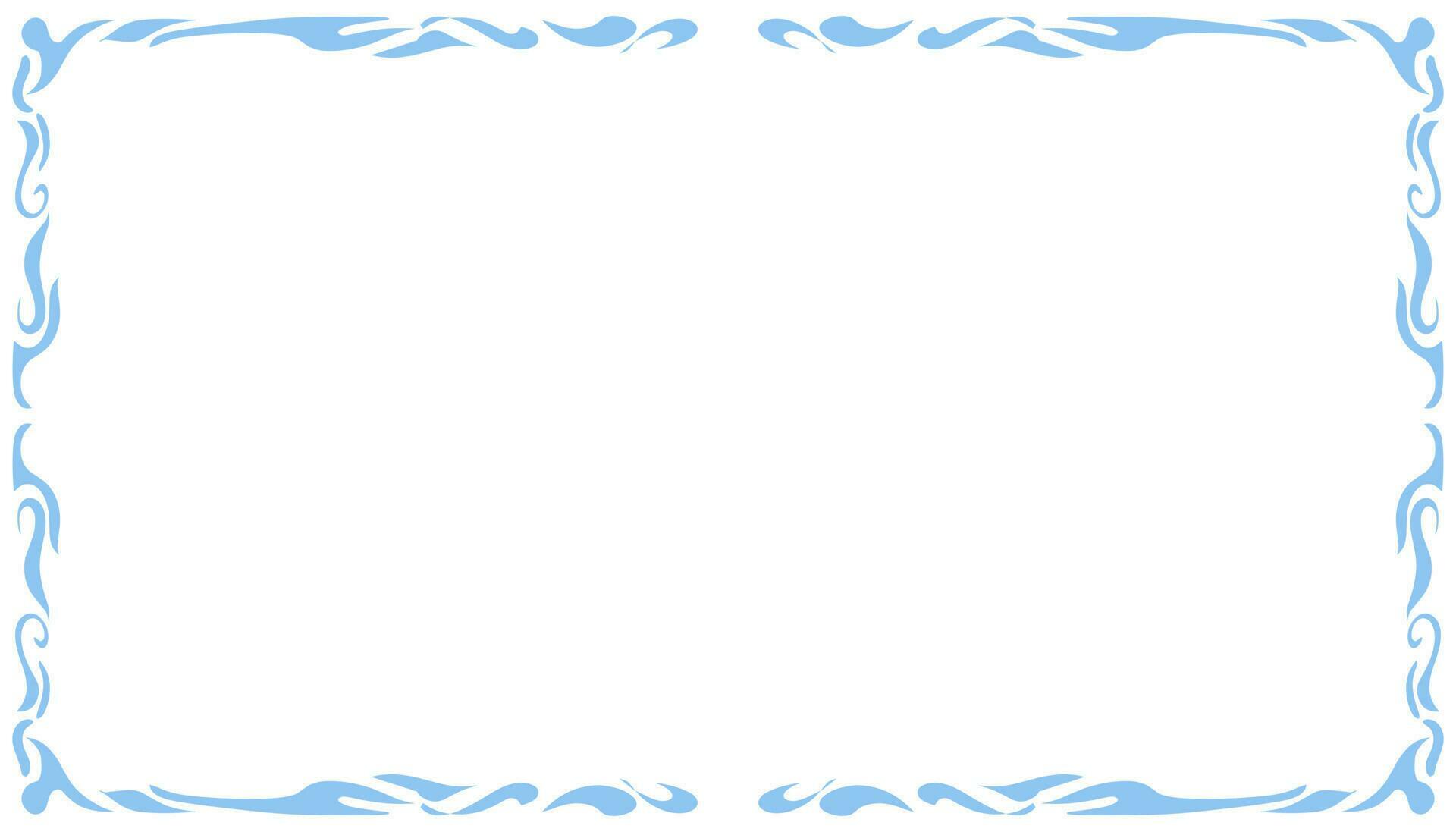 Blue abstract frame background illustration 23167956 Vector Art at Vecteezy