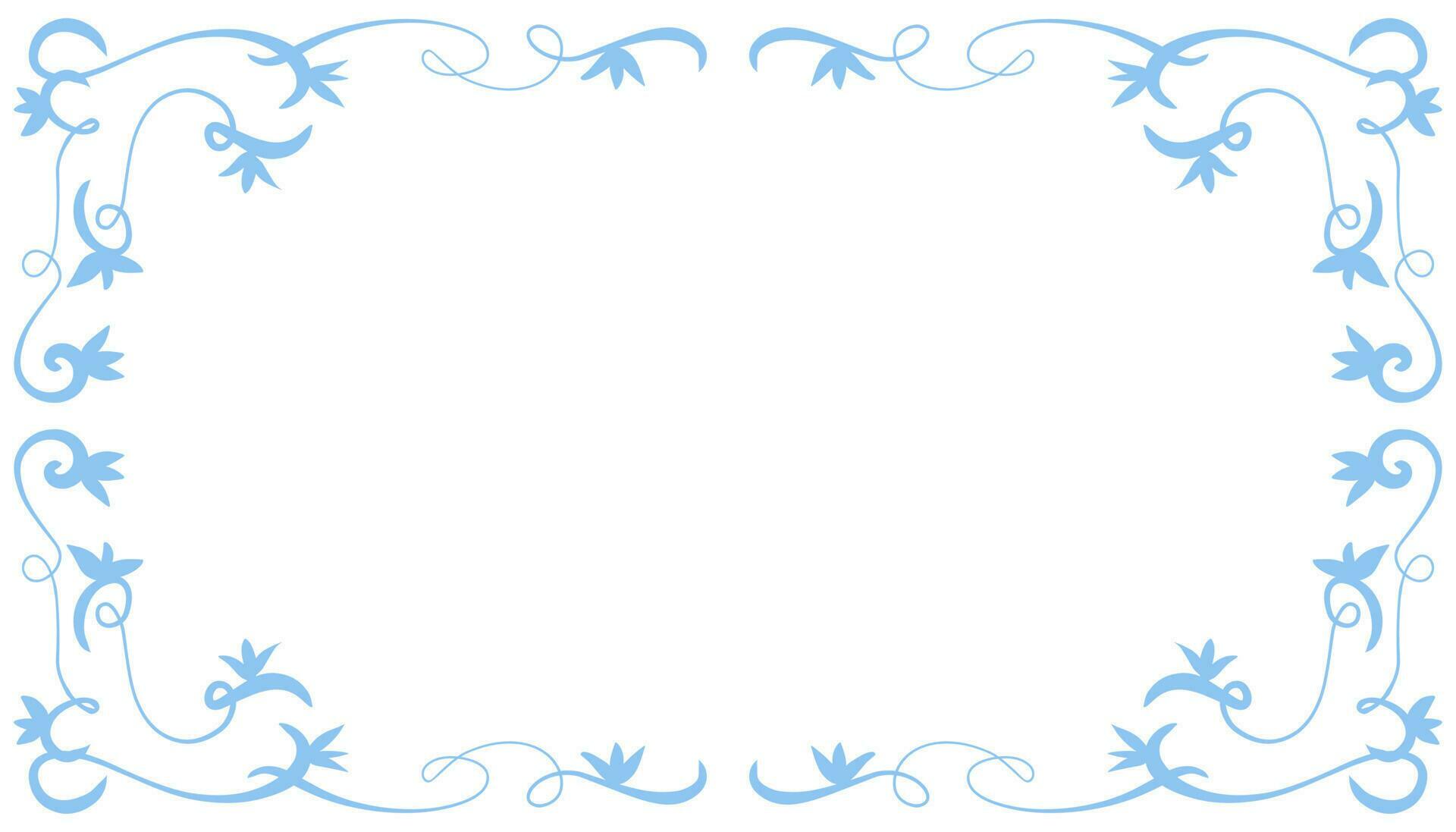 Blue abstract frame background illustration 23167966 Vector Art at Vecteezy