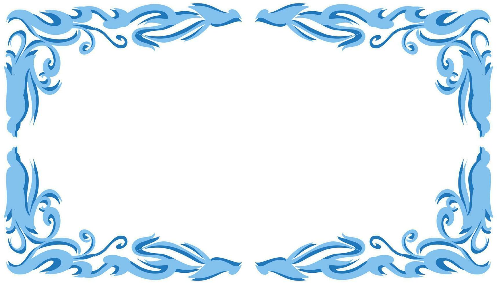 Blue abstract frame background illustration 23167971 Vector Art at Vecteezy