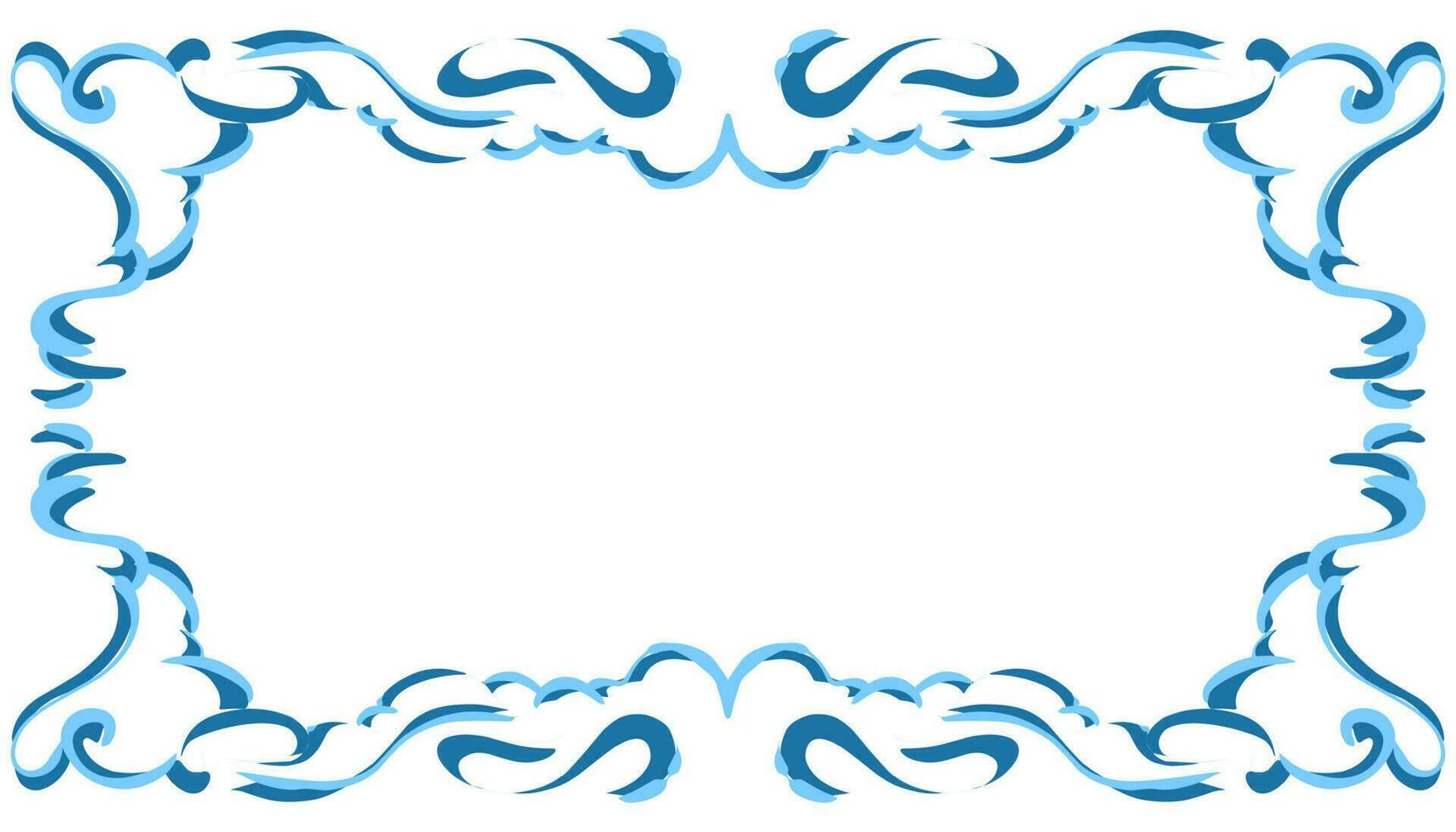 Blue abstract frame background illustration 23167984 Vector Art at Vecteezy