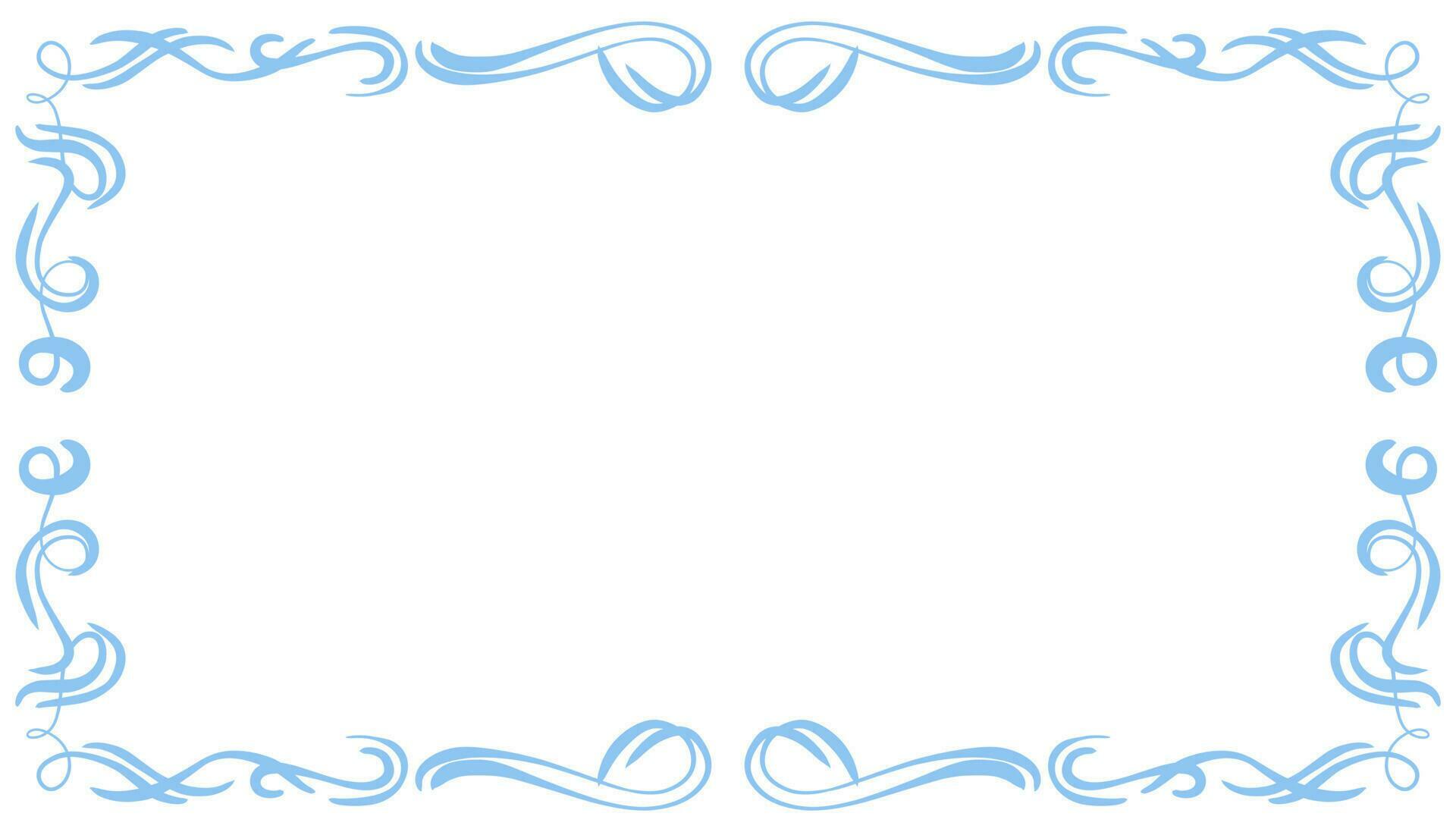 Blue abstract frame background illustration 23167989 Vector Art at Vecteezy