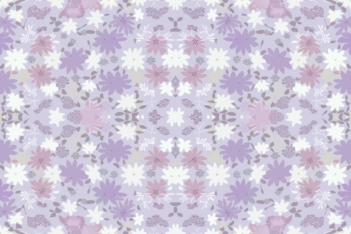 Floral Seamless Pattern Light Pink Tone Background Abstract Graphic