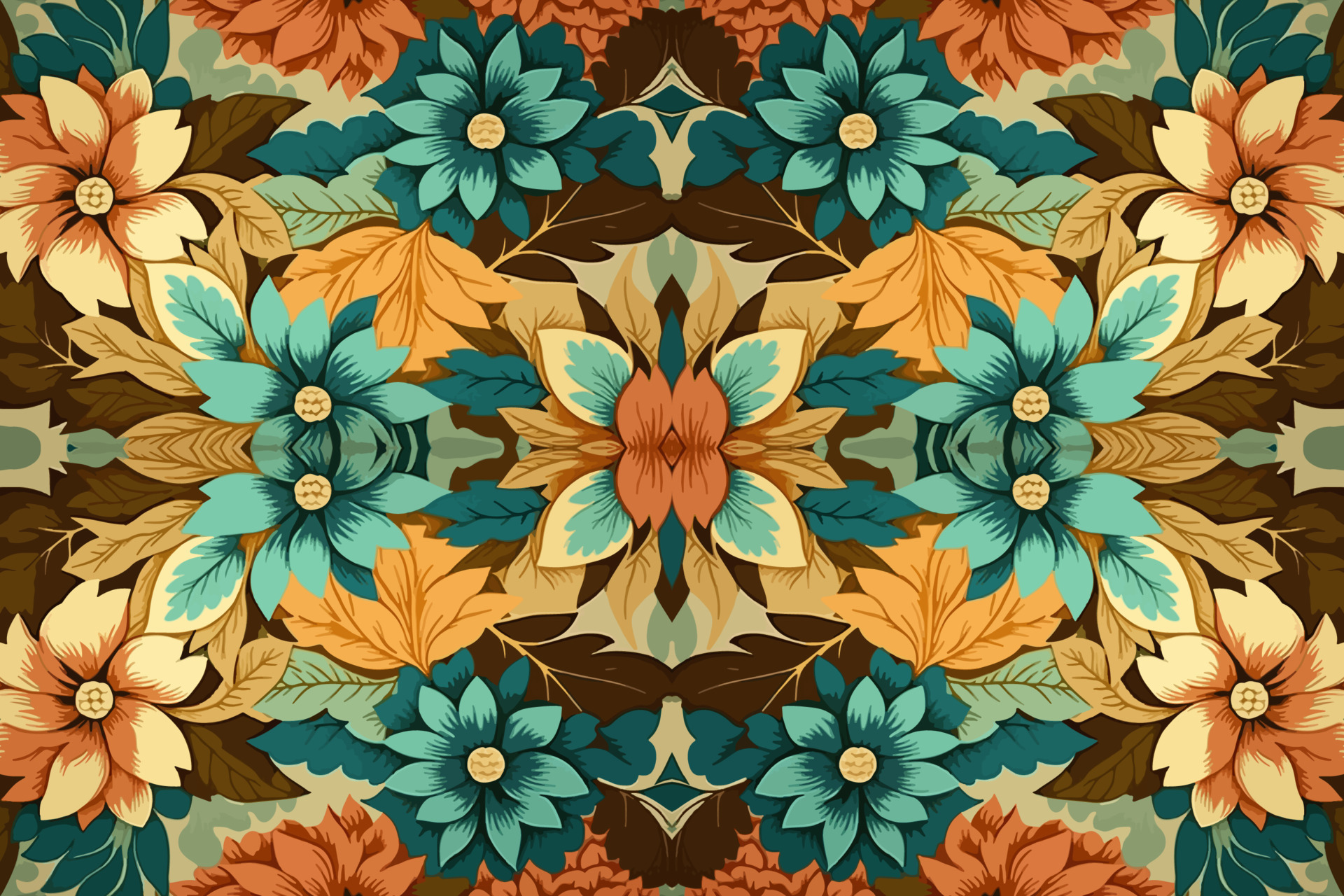 Floral seamless pattern colorful background. Abstract graphic line modern elegant minimal ...