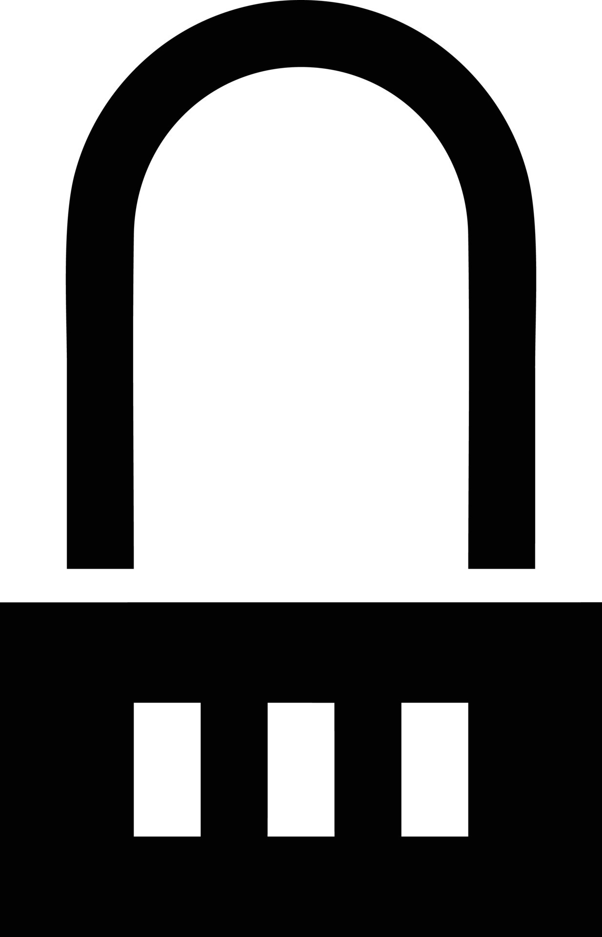 Lock Security Icon Symbol Vector Image Illustration Of The Key Secure