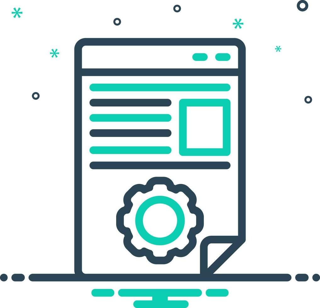 mix icon for script 23168595 Vector Art at Vecteezy