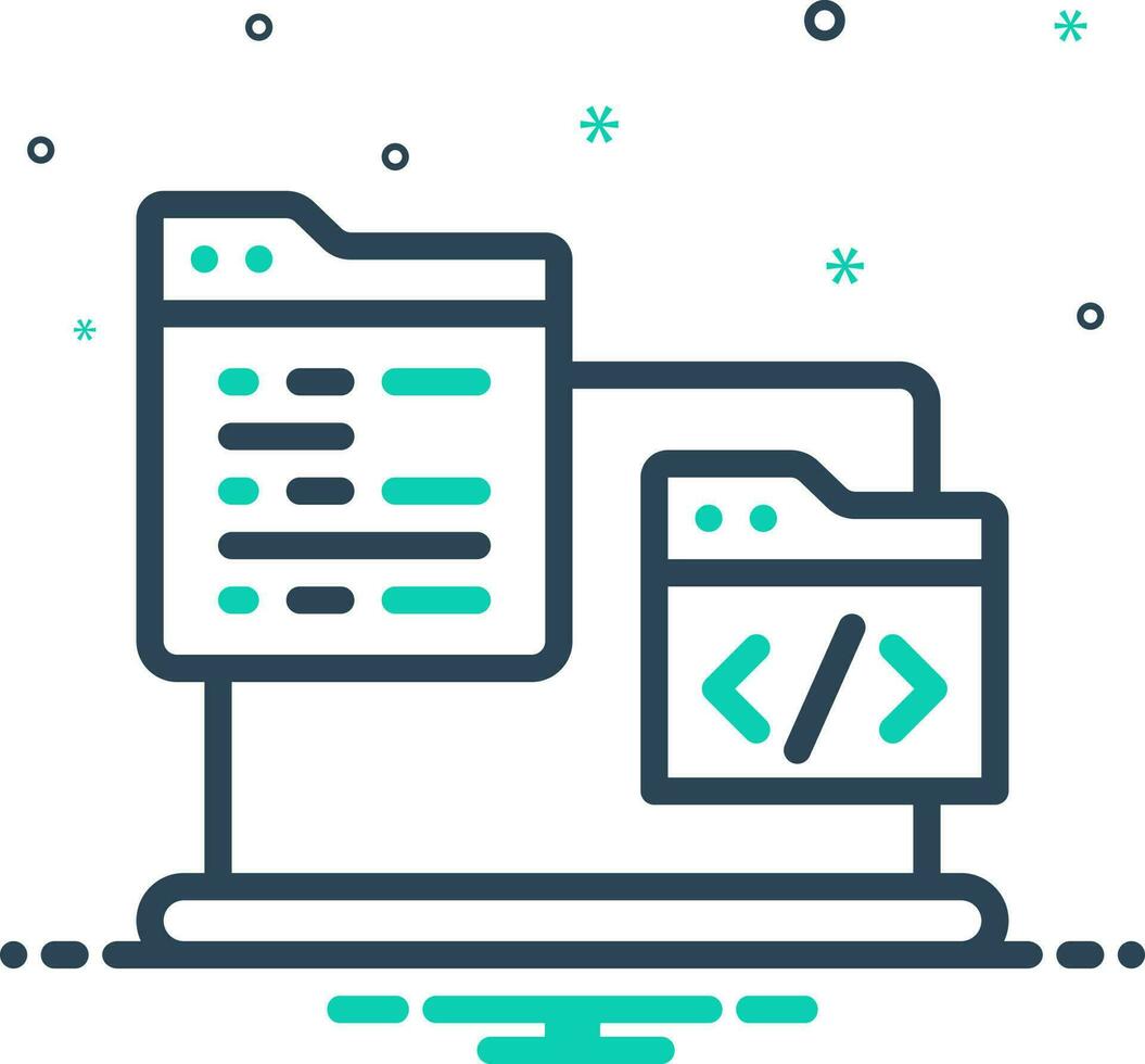 mix icon for programs 23168603 Vector Art at Vecteezy