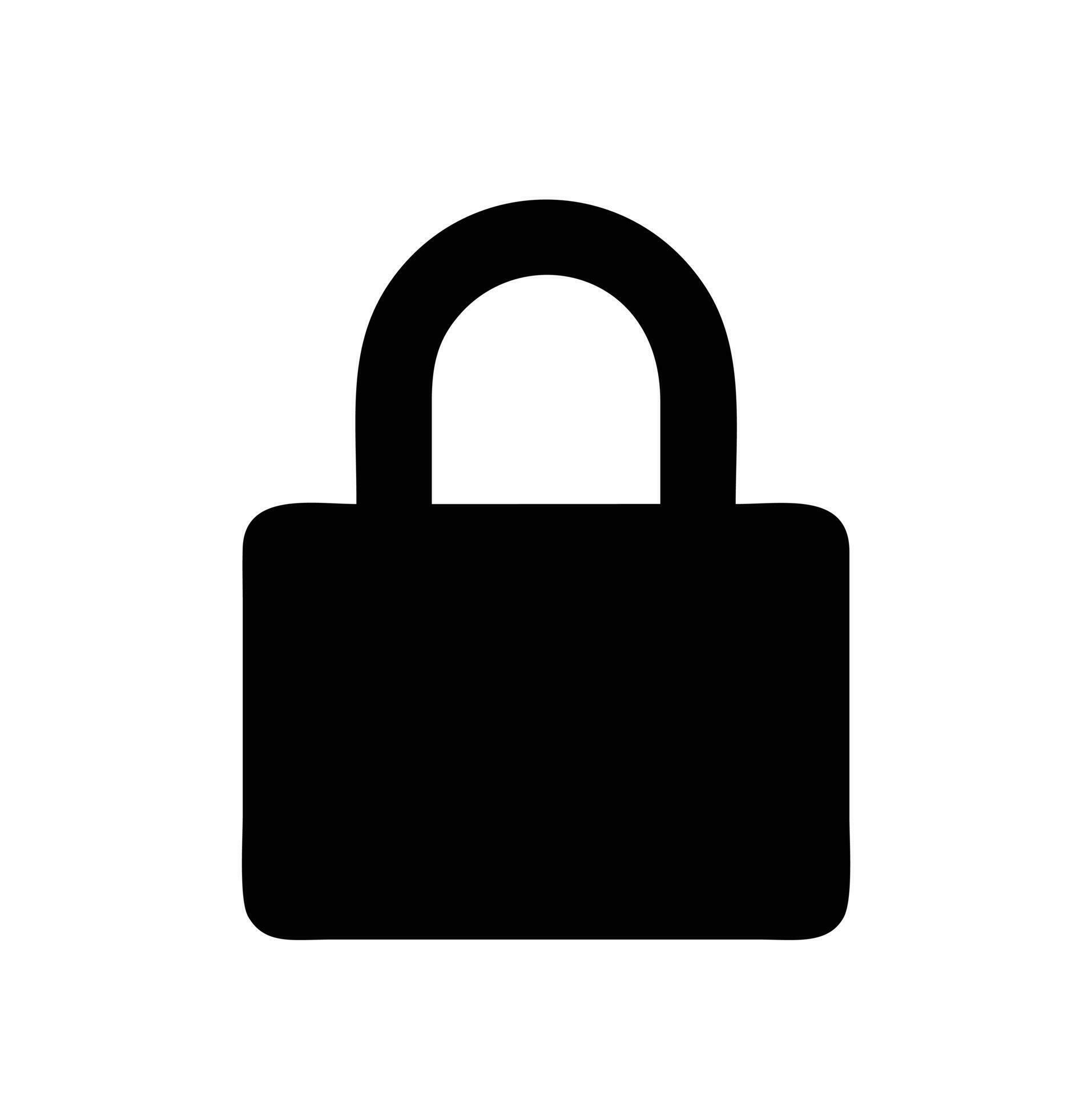 Lock Security Icon Symbol Vector Image Illustration Of The Key Secure Access System Vector