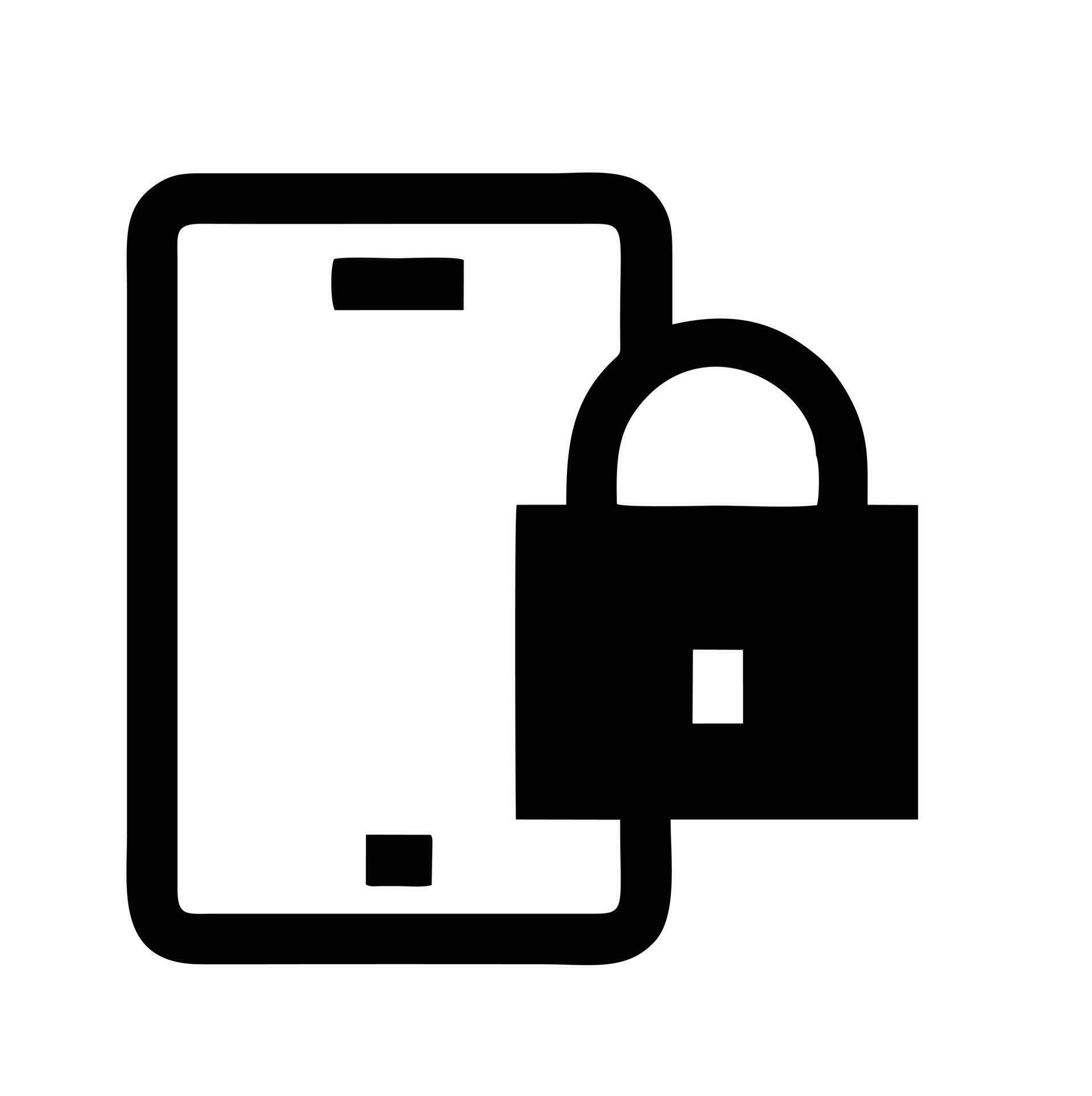 Lock security icon symbol vector image. Illustration of the key secure ...
