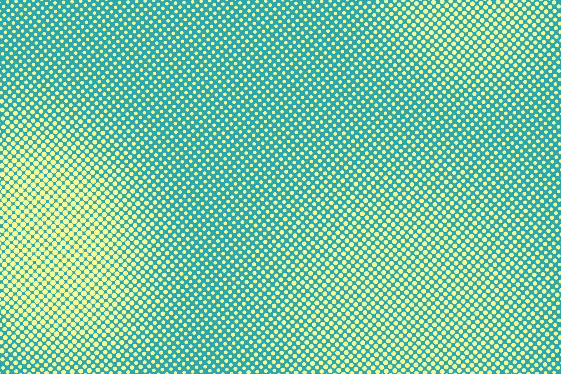 Turquoise background with halftone dots. Retro pop art background ...