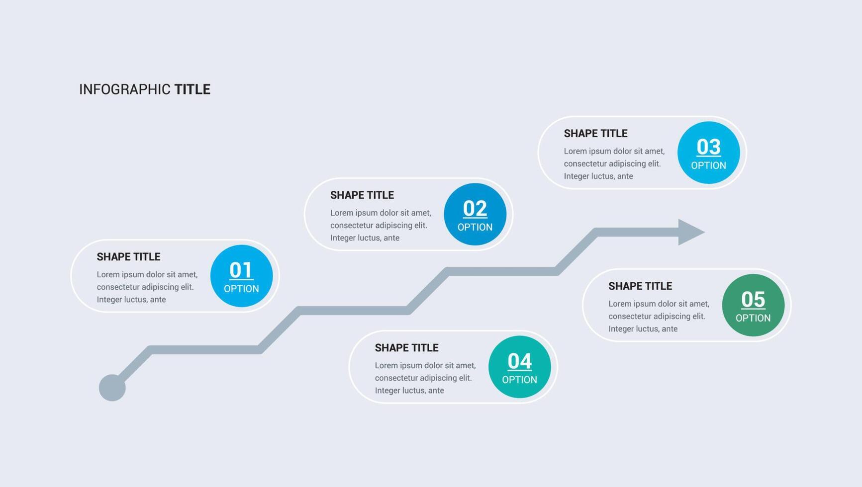 Infographic progress design 23173621 Vector Art at Vecteezy