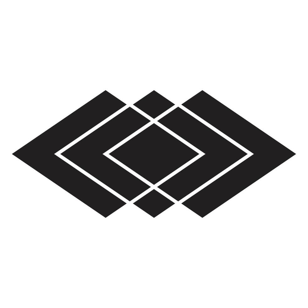 rombo vector icono diseño. resumen geométrico plano icono. 23174288 Vector en Vecteezy