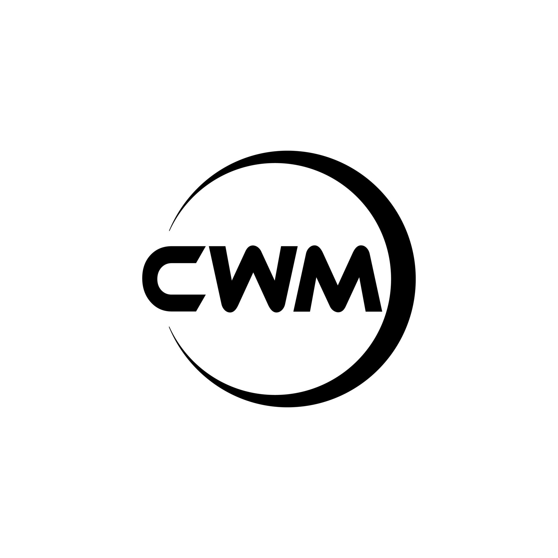 cwm letra logo diseño en ilustración. vector logo, caligrafía diseños para logo, póster ...