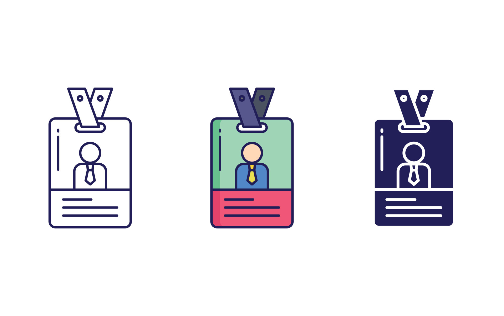 ID card vector icon 23179231 Vector Art at Vecteezy