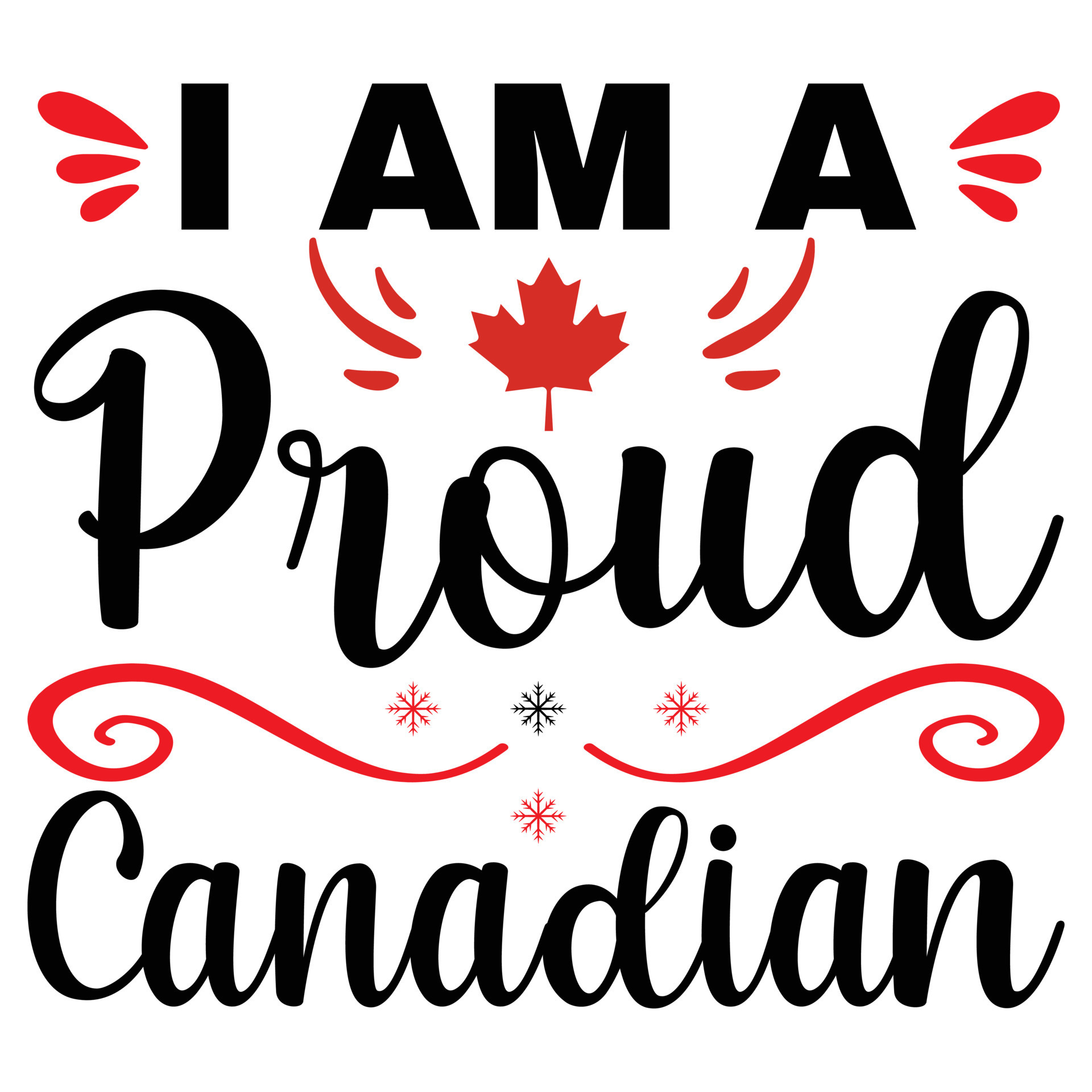 I'm proud Canadian t shirt,happy canada day typography t shirt design ,Canada day t shirt ,1st ...