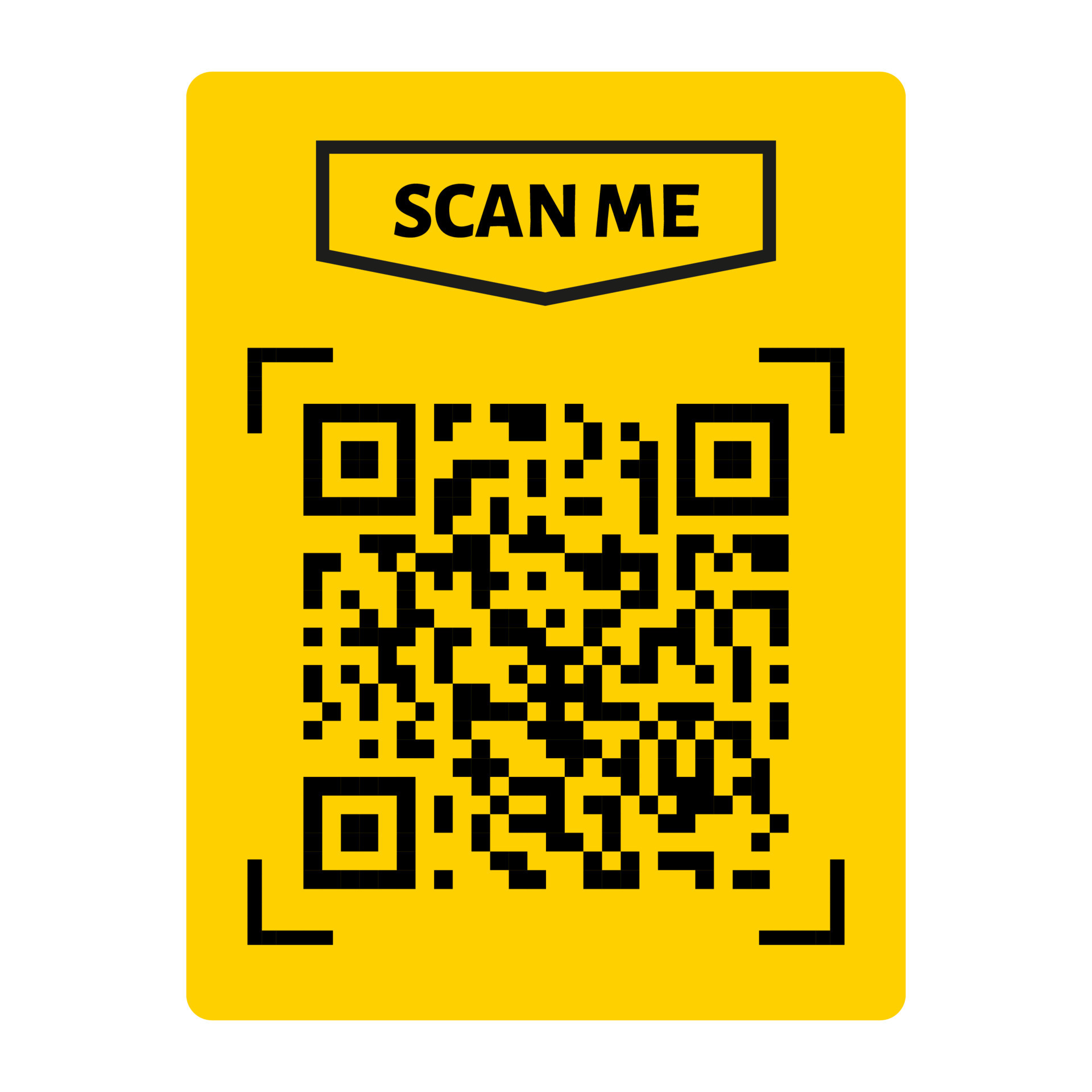 Scan me QR code design. QR code for payment, text transfer with scan me ...