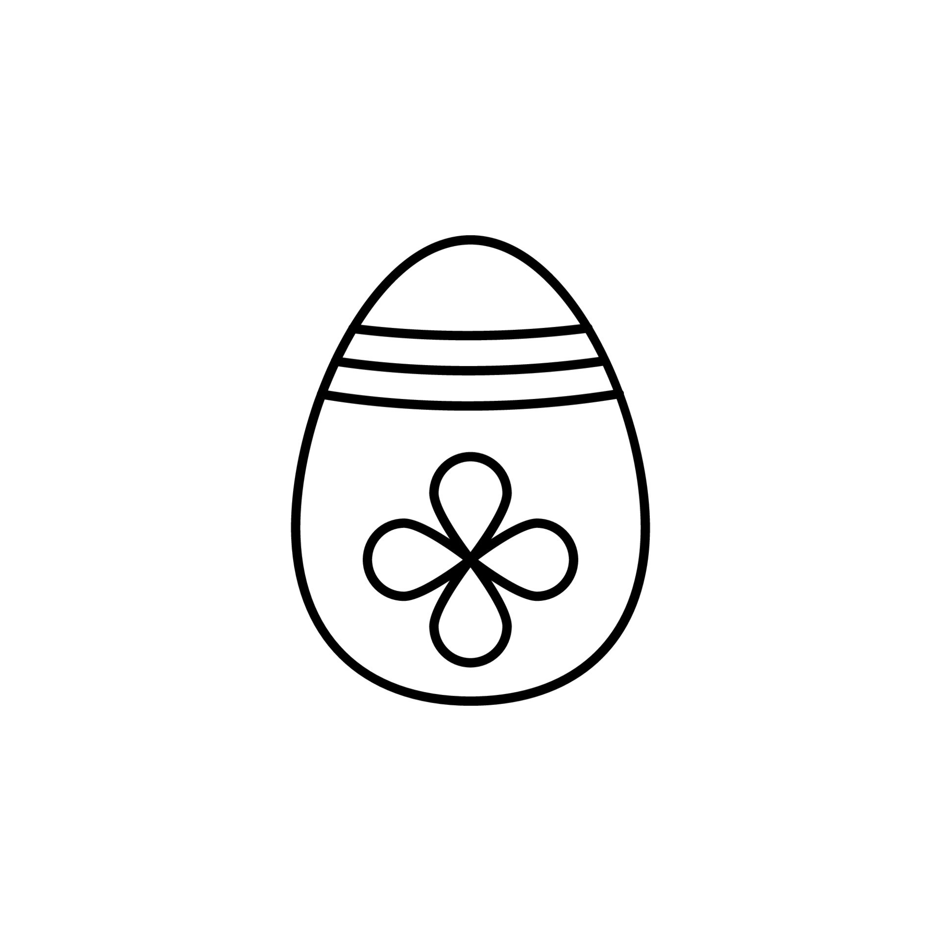Easter Egg Decoration Flower Vector Icon Illustration 23194499 Vector Art At Vecteezy