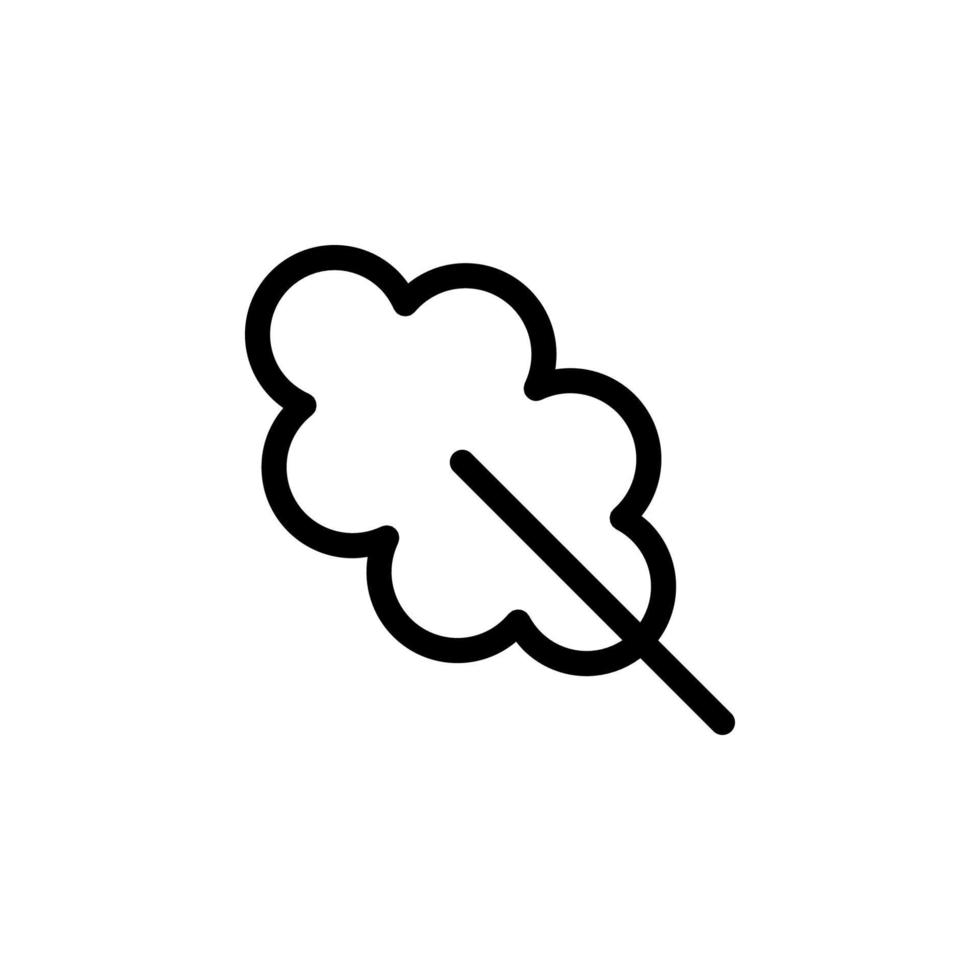 Oak Leaf Vector Icon Illustration 23195261 Vector Art At Vecteezy