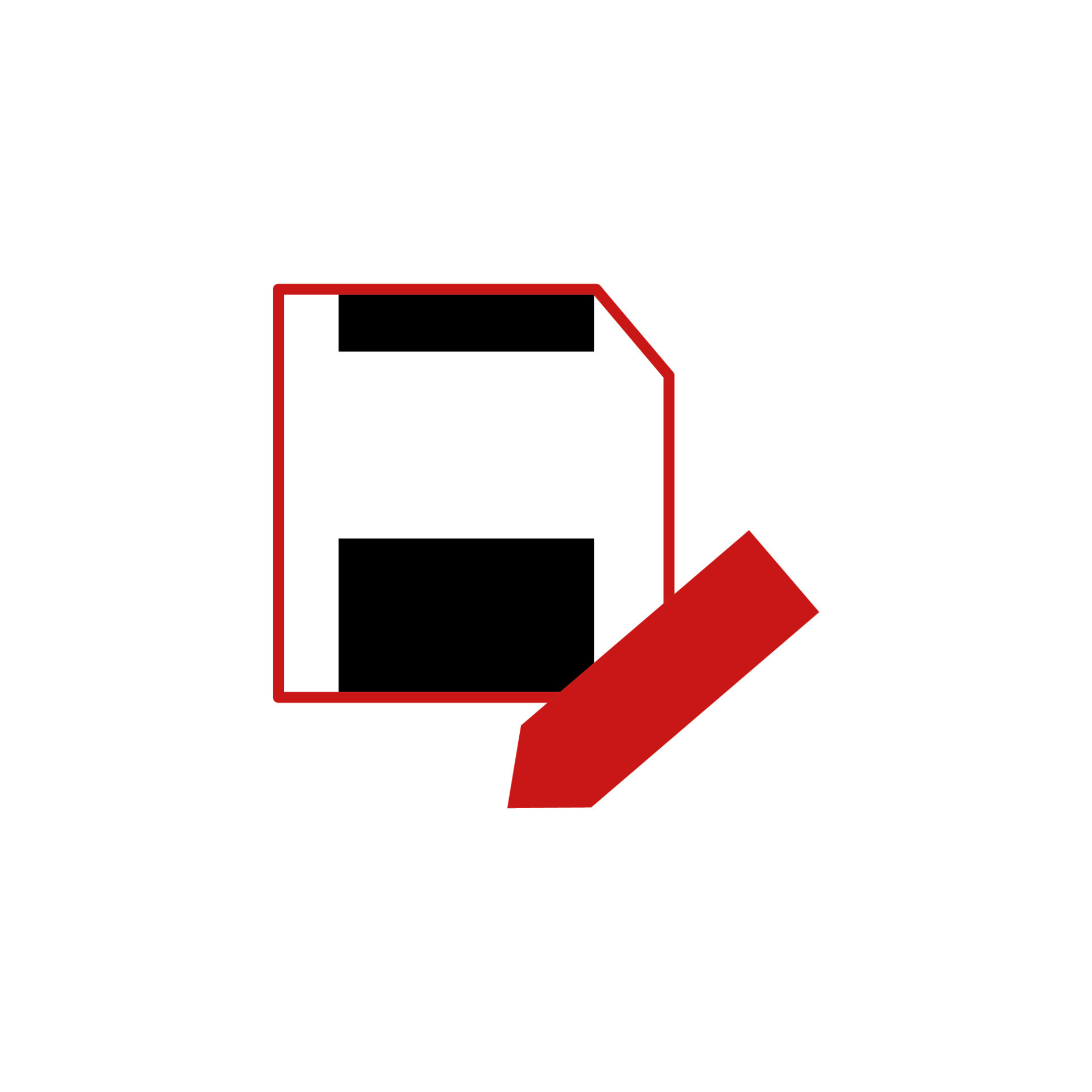disk pencil vector icon illustration 23197154 Vector Art at Vecteezy