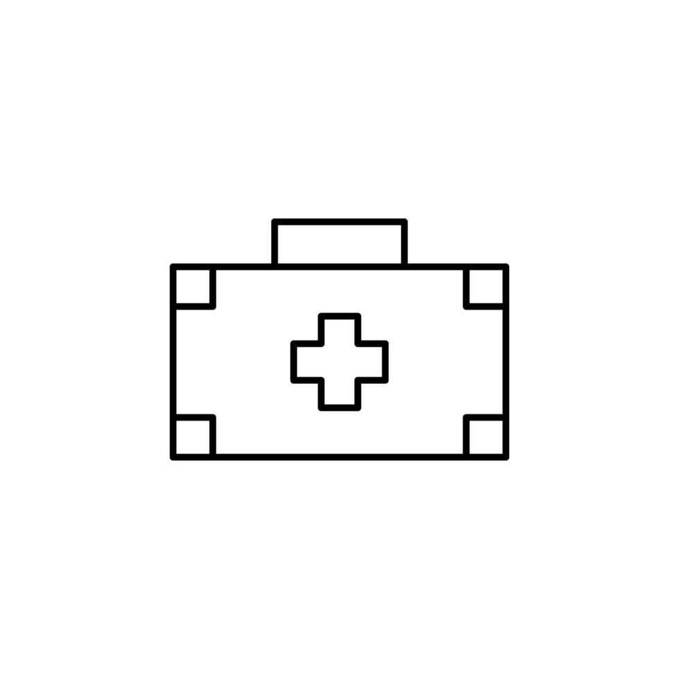 First Aid Kit Vector Icon Illustration 23197415 Vector Art At Vecteezy