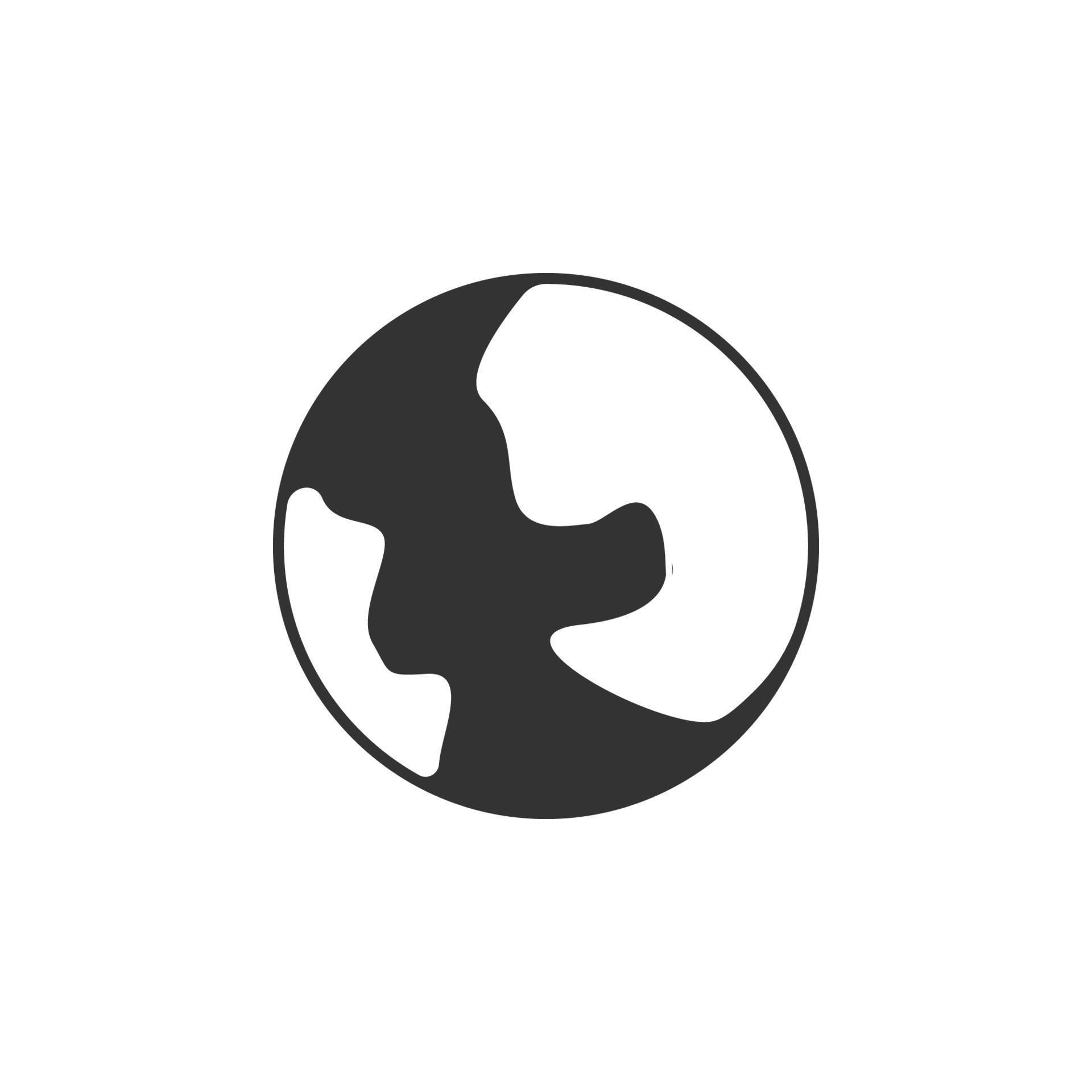 earth globe isolated simple vector icon illustration 23197553 Vector ...