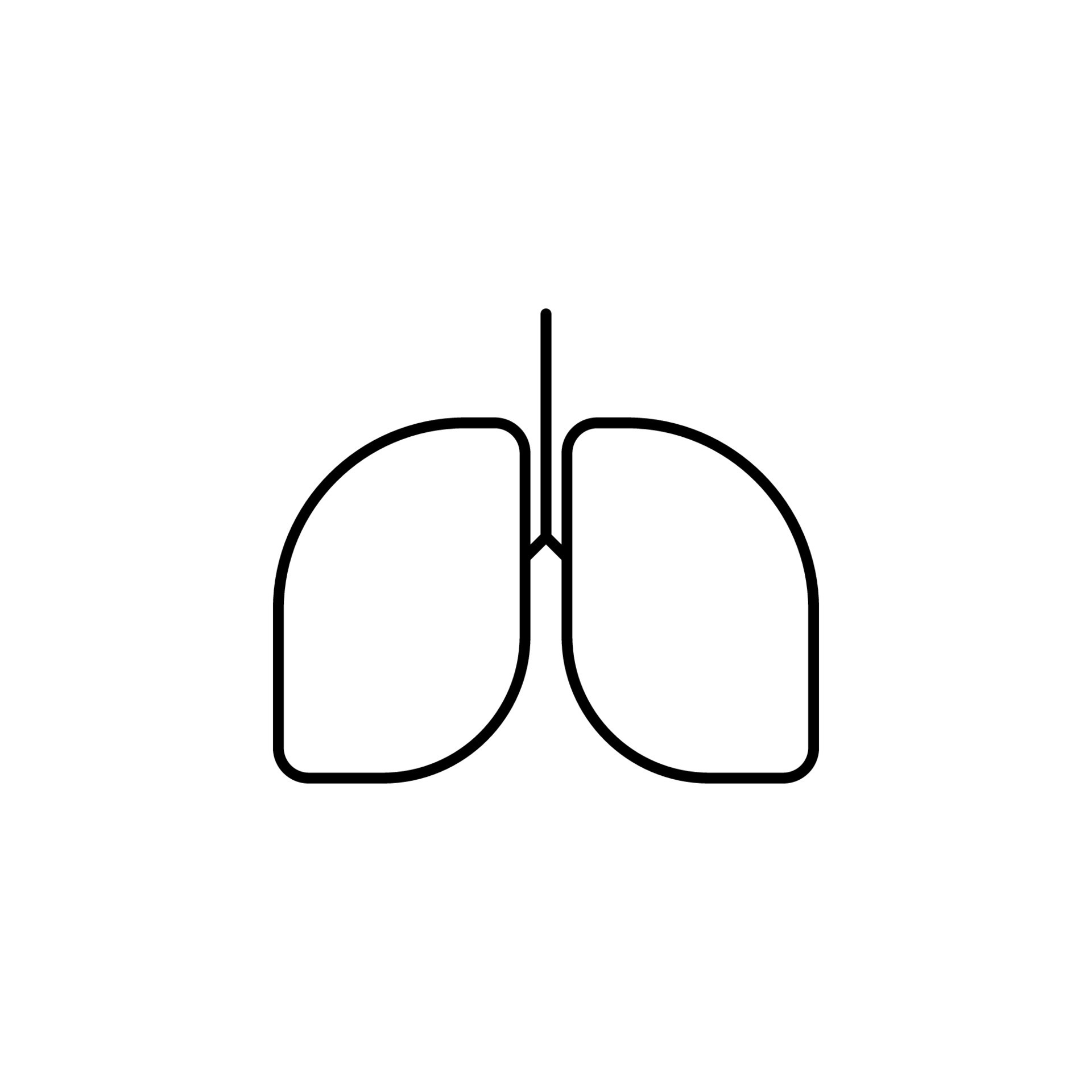 Organ Lungs Line Vector Icon Illustration 23198742 Vector Art At Vecteezy