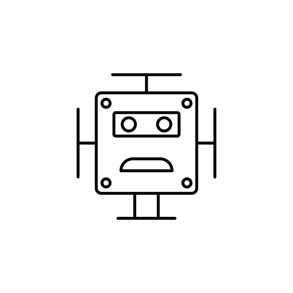 robot vector icon illustration 23201405 Vector Art at Vecteezy
