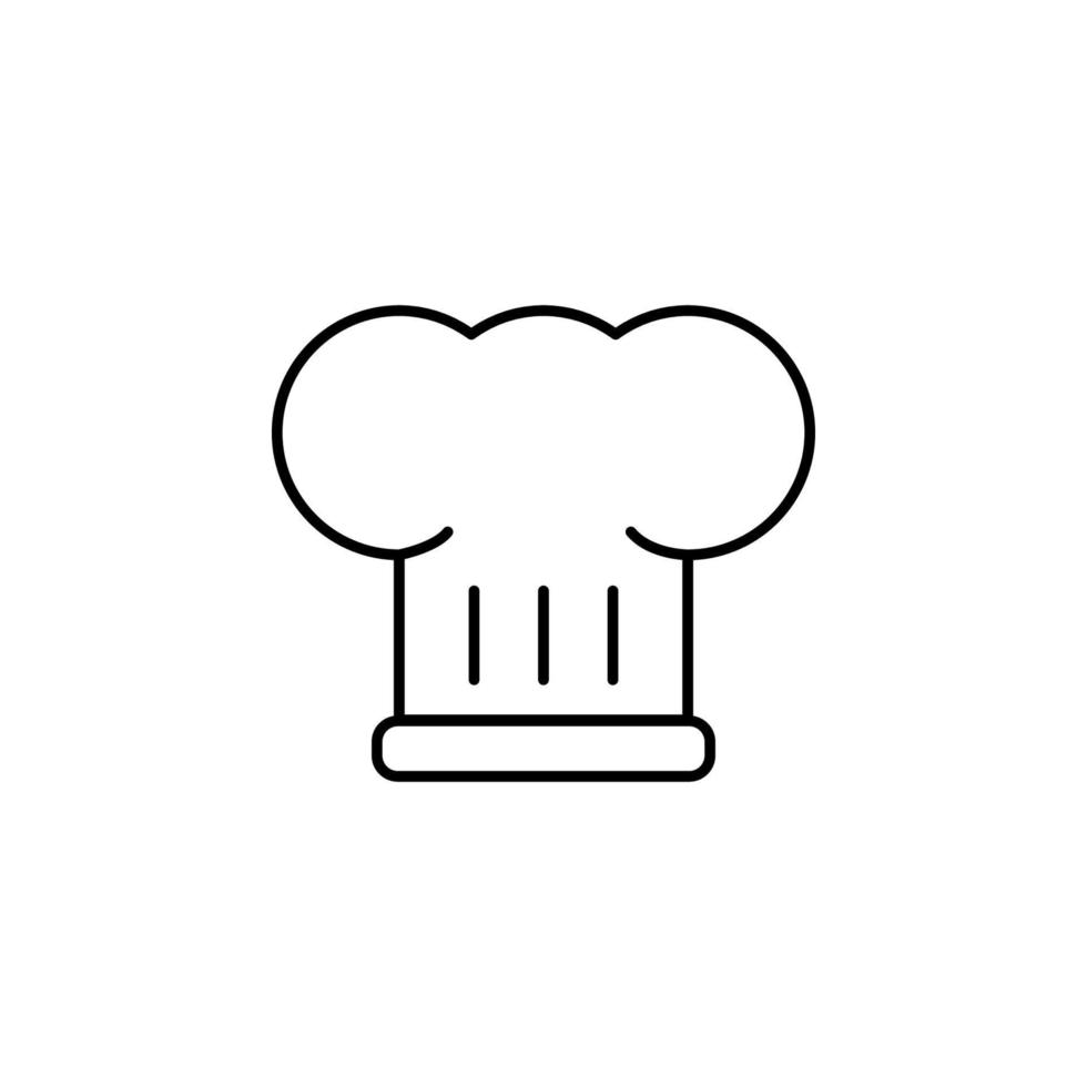 chef's hat vector icon illustration 23202150 Vector Art at Vecteezy