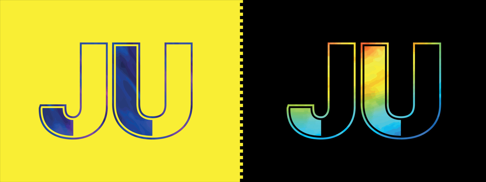 letra ju logo diseño vector modelo. creativo moderno lujoso logotipo para corporativo negocio ...