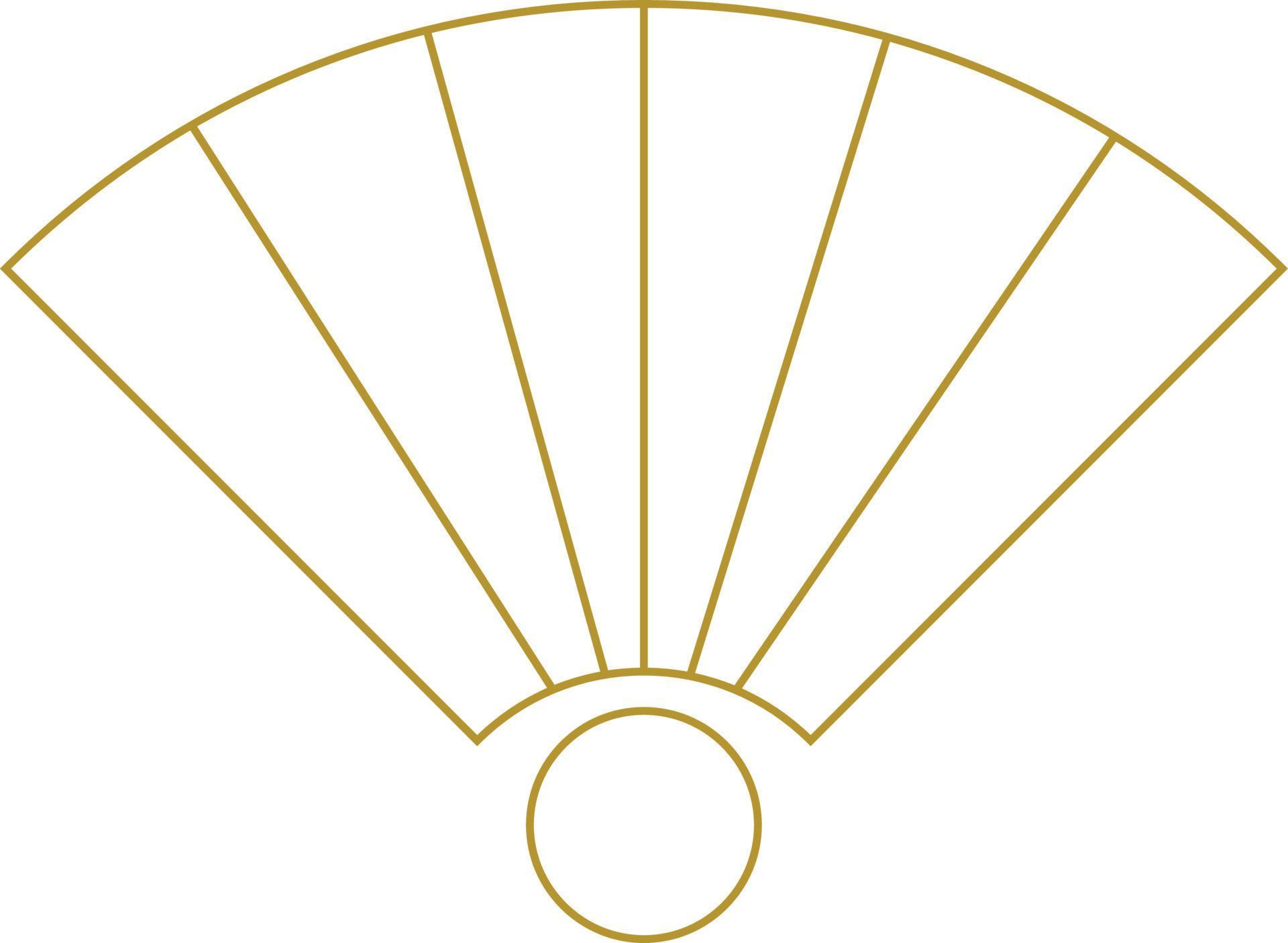 Fan Shape Elegant Logo Element 23203967 Vector Art at Vecteezy