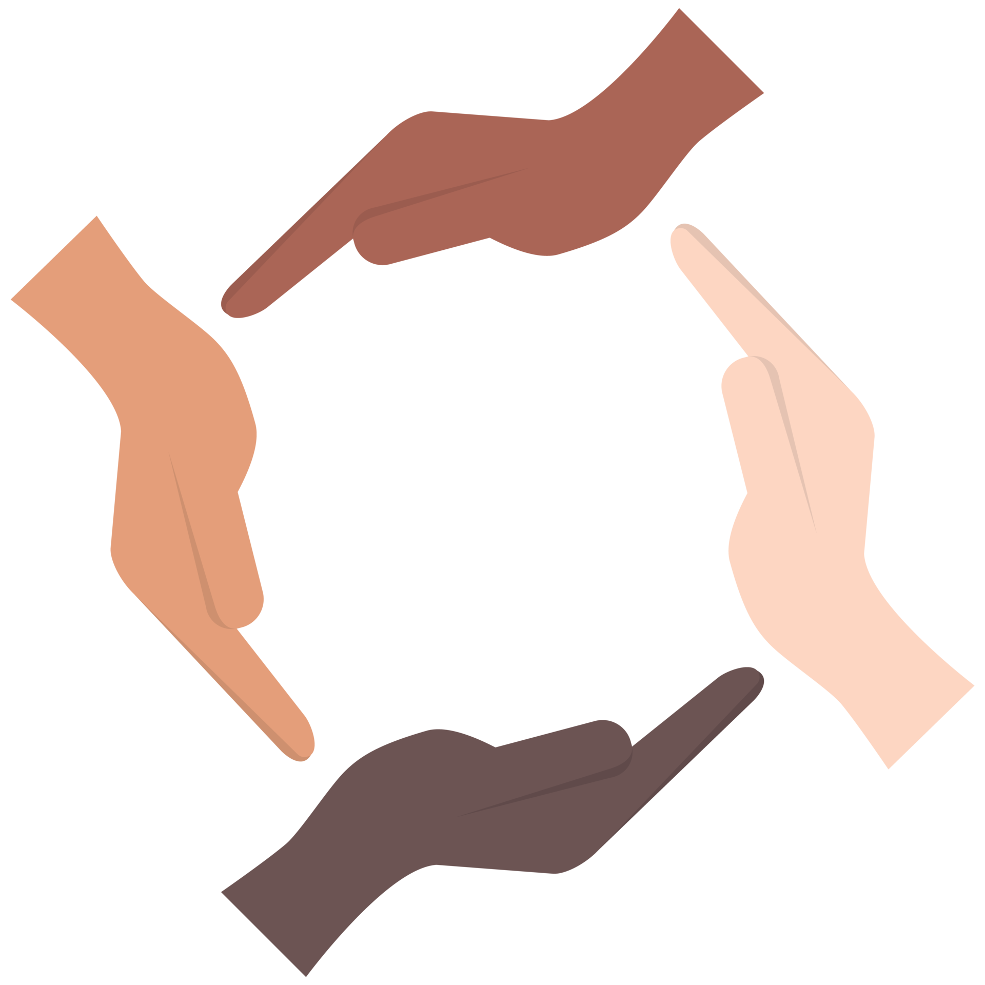Harmony Hand Holding And Peace Between Race 23204310 PNG