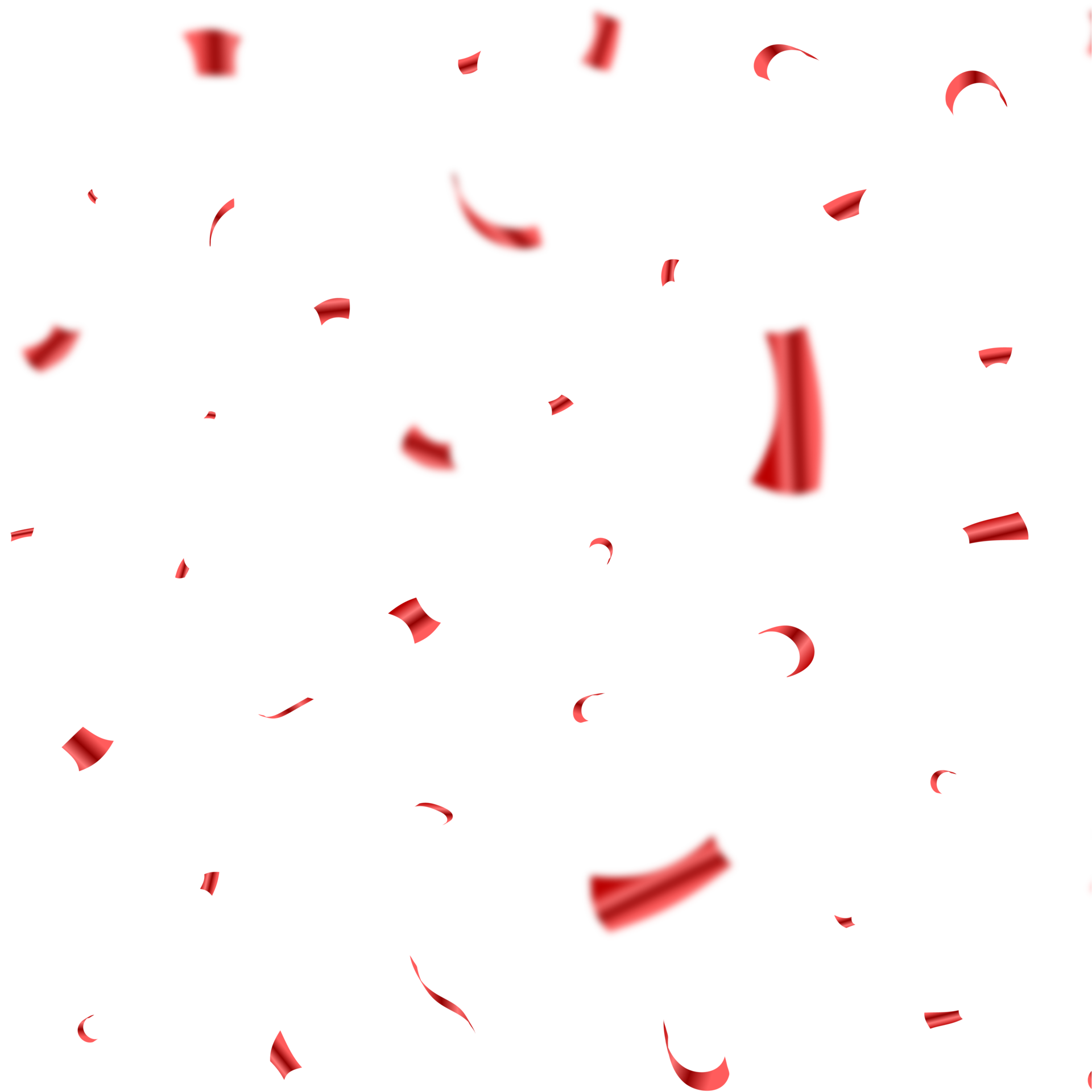 Shiny red confetti falling isolated on a transparent background ... Shiny red confetti falling isolated on a transparent background ...