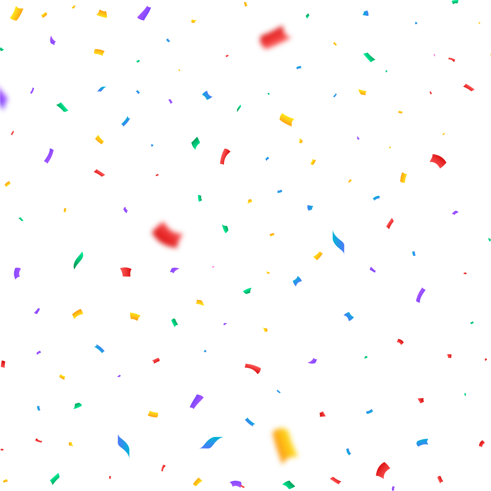 Confetti Falling Png