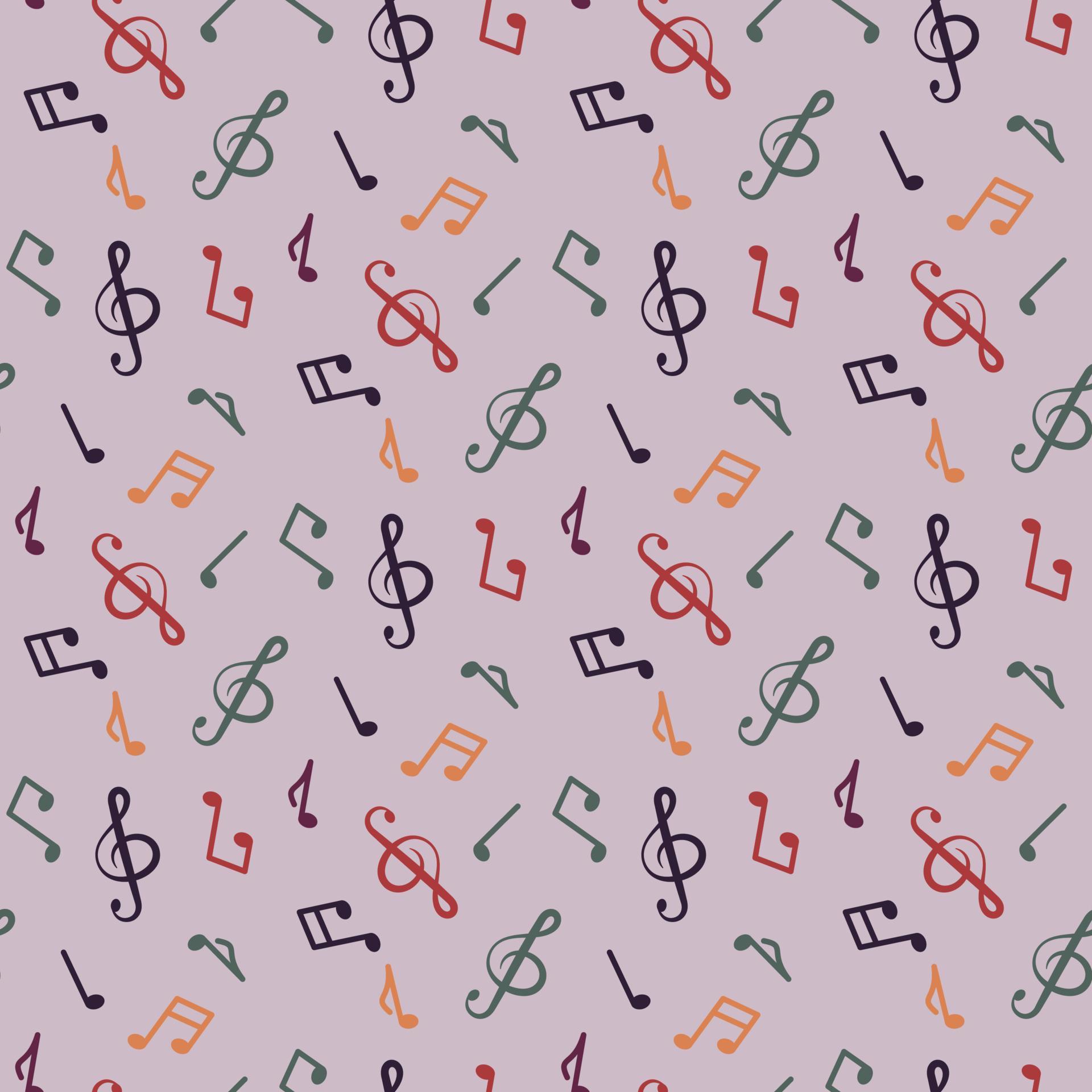 musical notes pattern 23206143 Vector Art at Vecteezy