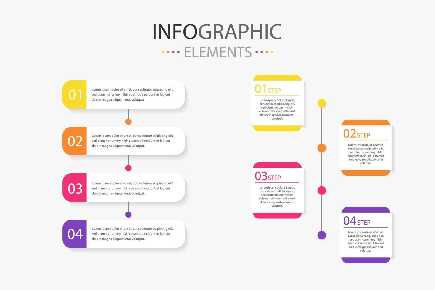 Modern text box infographics elements for use in business, present team ... Modern text box infographics elements for use in business, present team ...