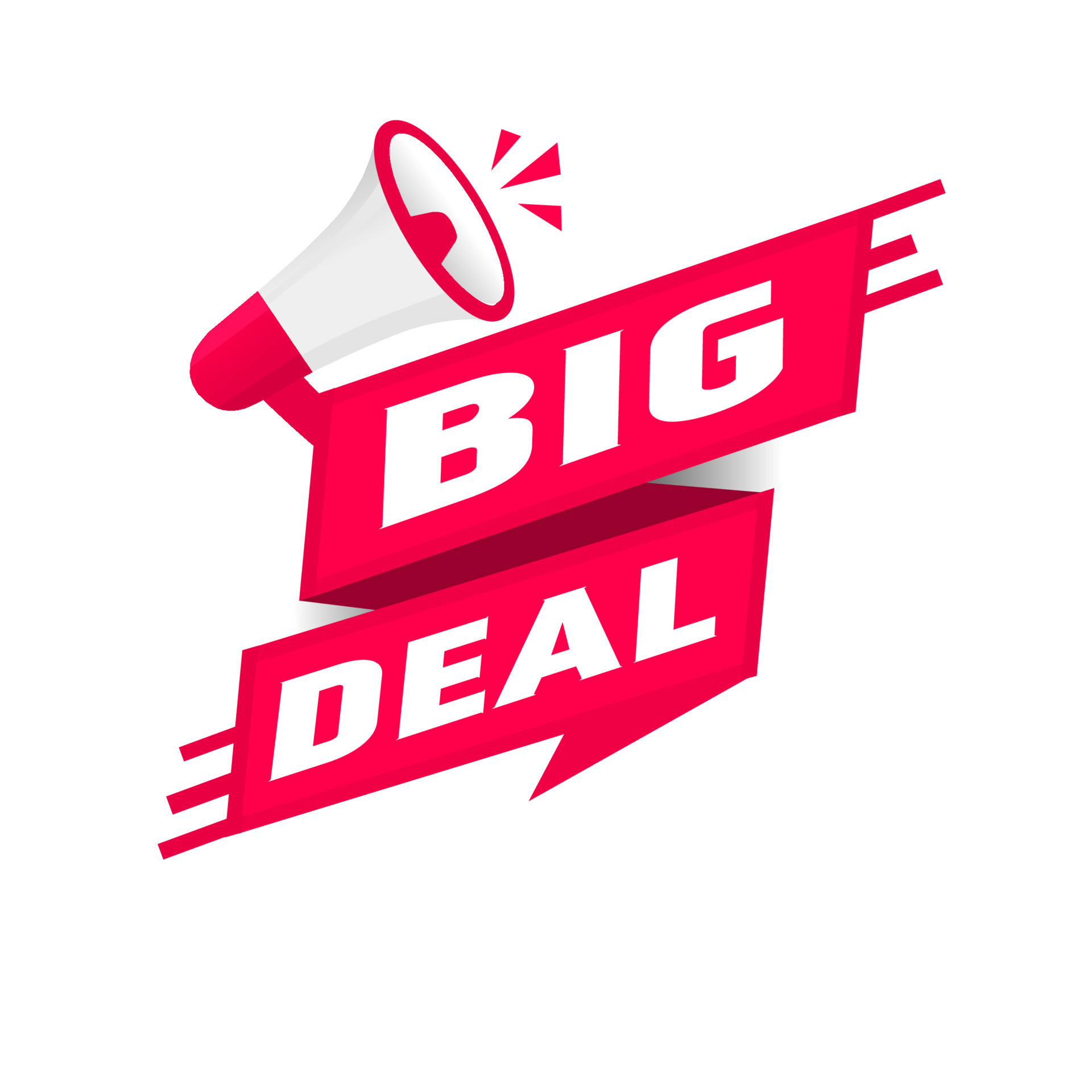 Big deal banner template, design icon label. Flat style vector illustration. 23208402 Vector Art ...