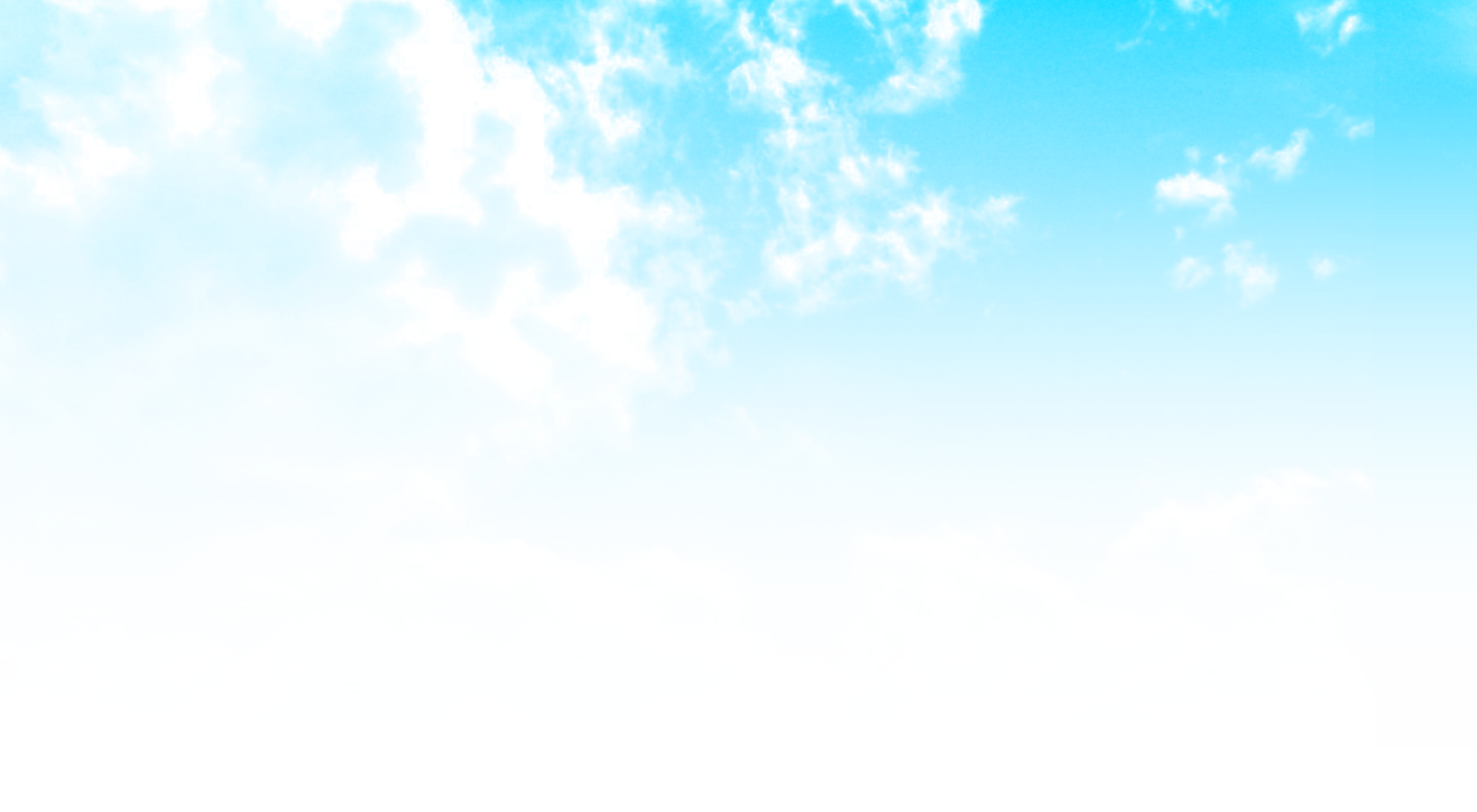 A blue sky with white clouds isloated on transparent background 23208923 PNG