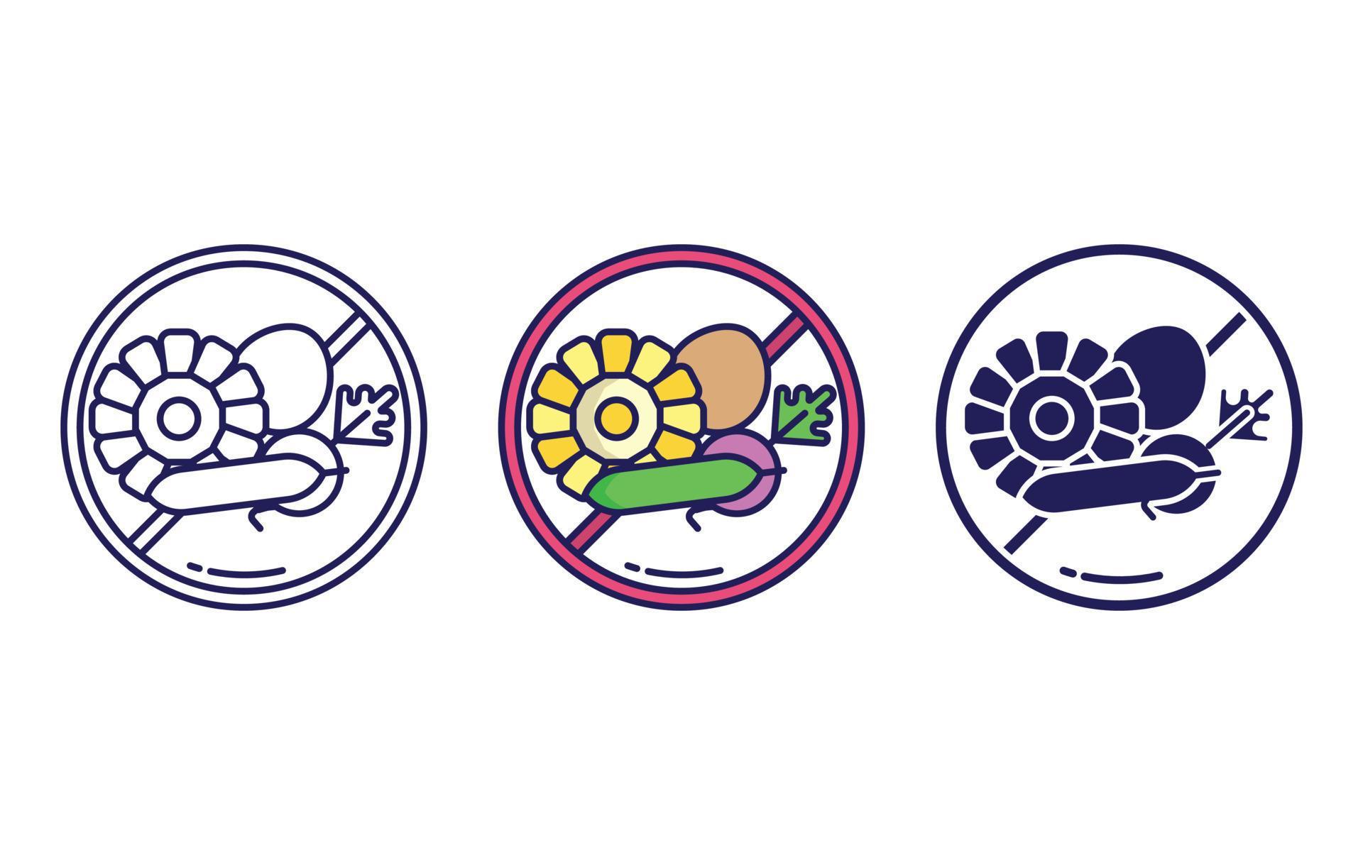 Avoid Starch icon 23210821 Vector Art at Vecteezy