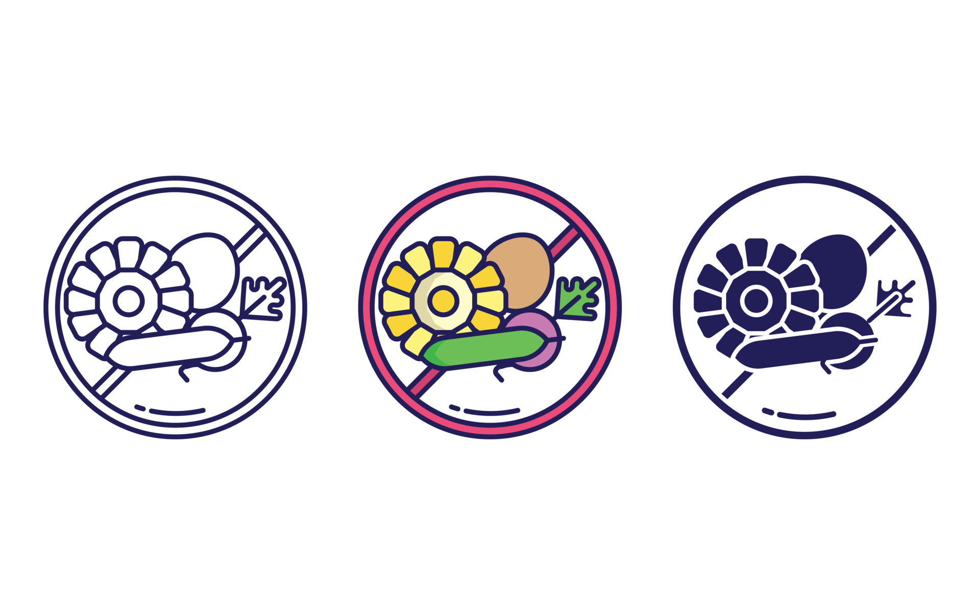 Avoid Starch icon 23210821 Vector Art at Vecteezy