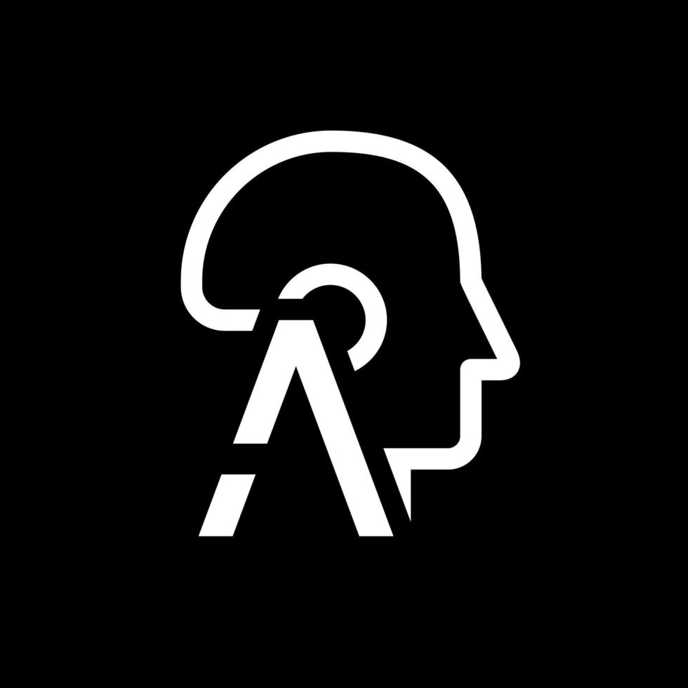 artificial intelligence icon set in line style, machine learning, smart ...