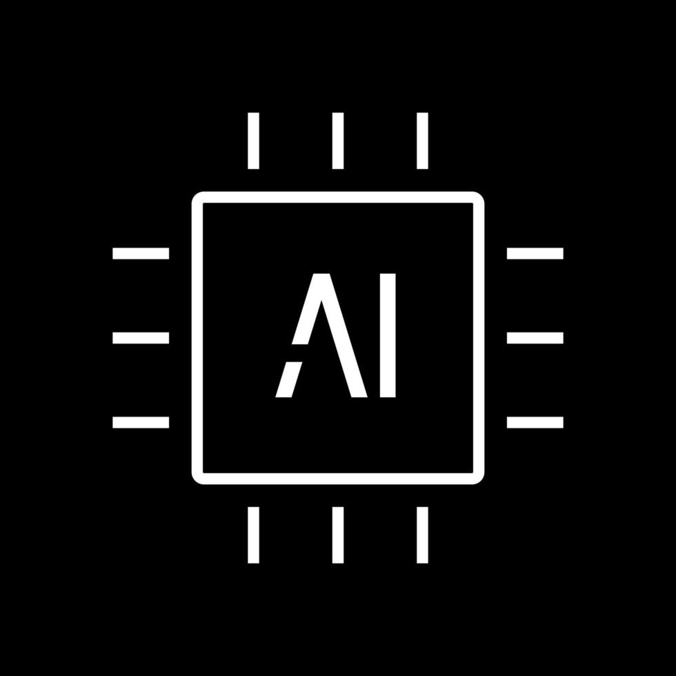 artificial intelligence icon set in line style, machine learning, smart robotic and cloud ...