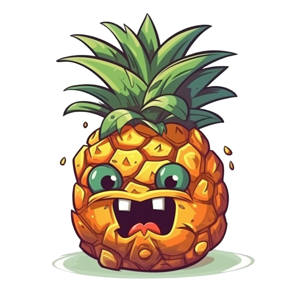 Cartoon Pineapple AI Generative 23214910 PNG Cartoon Pineapple AI Generative 23214910 PNG