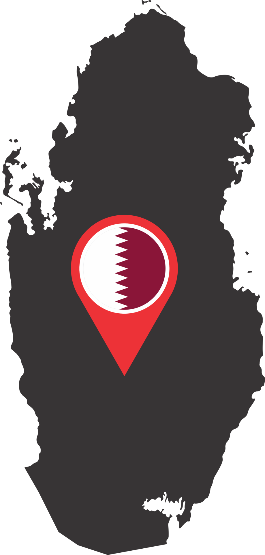 Qatar pin map location 23215728 PNG Qatar pin map location 23215728 PNG