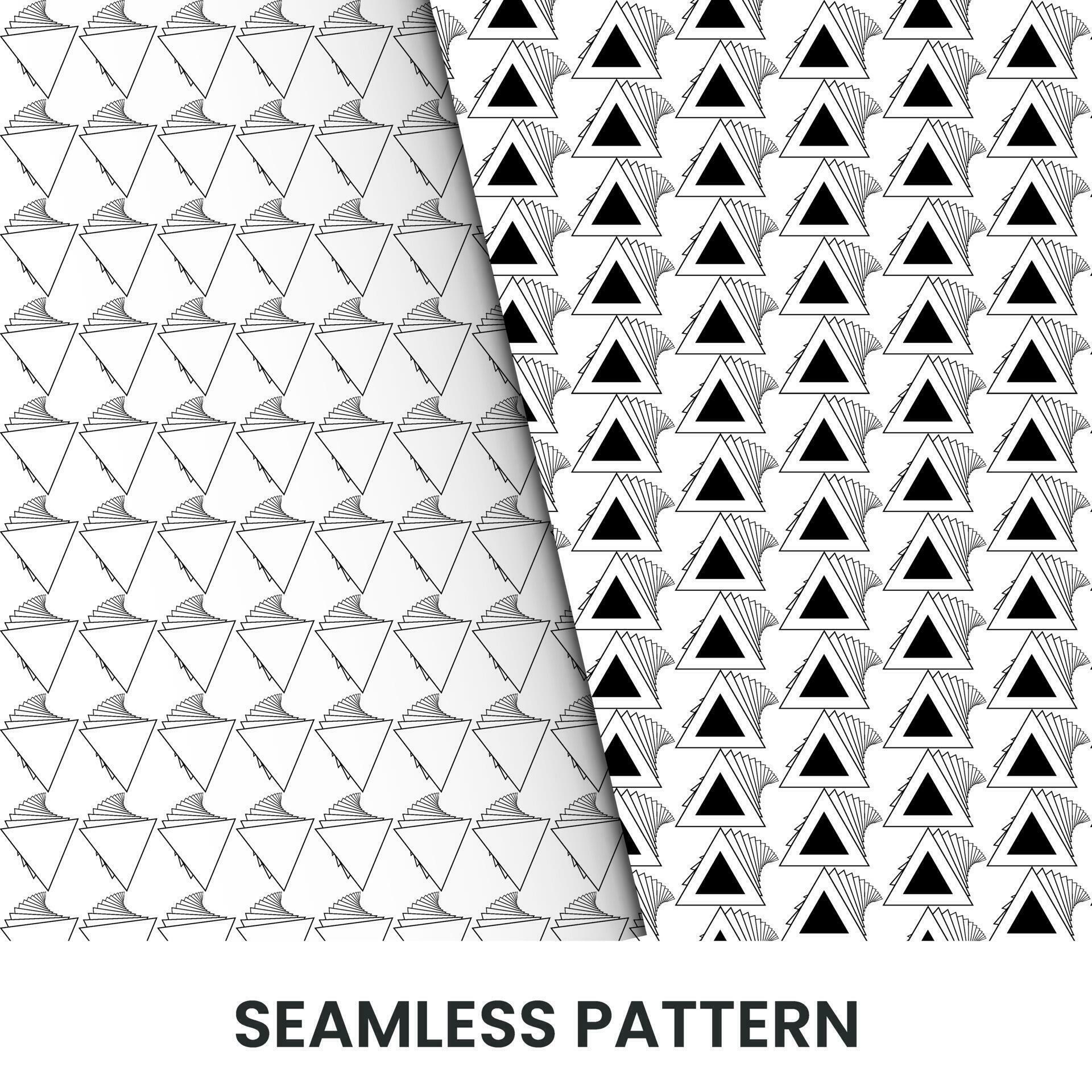 3d triangle seamless pattern background template 23216714 Vector Art at ...