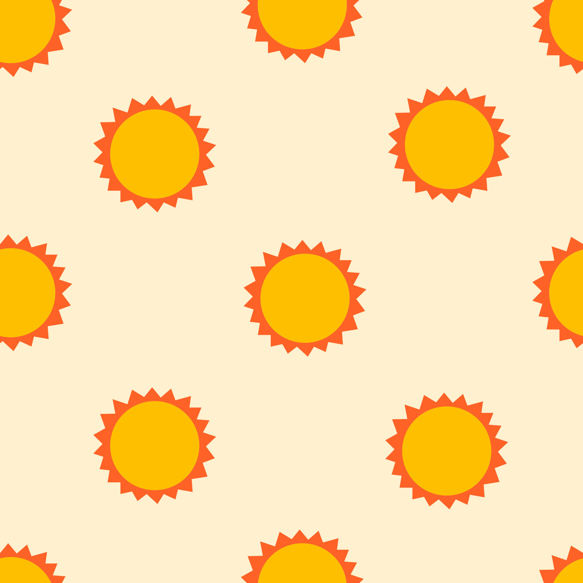 Sunshine seamless pattern 23216759 Vector Art at Vecteezy
