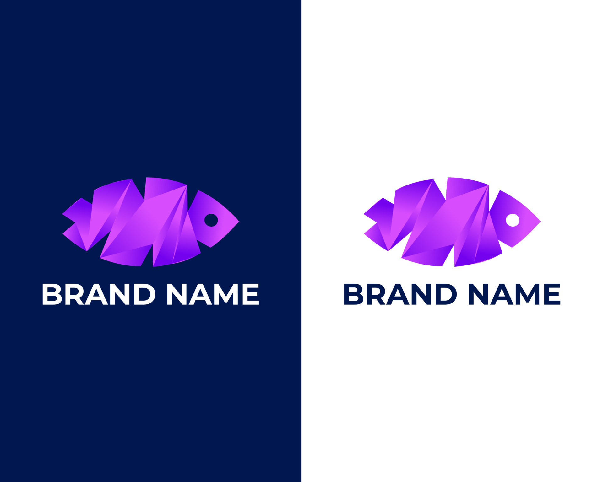 Abstract Modern Colorful fish shape logo design template 23217149 ...