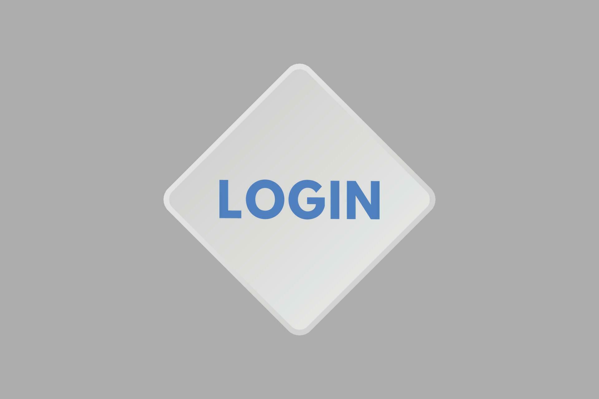 Login text Button. Login Sign Icon Label Sticker Web Buttons 23219002 ...