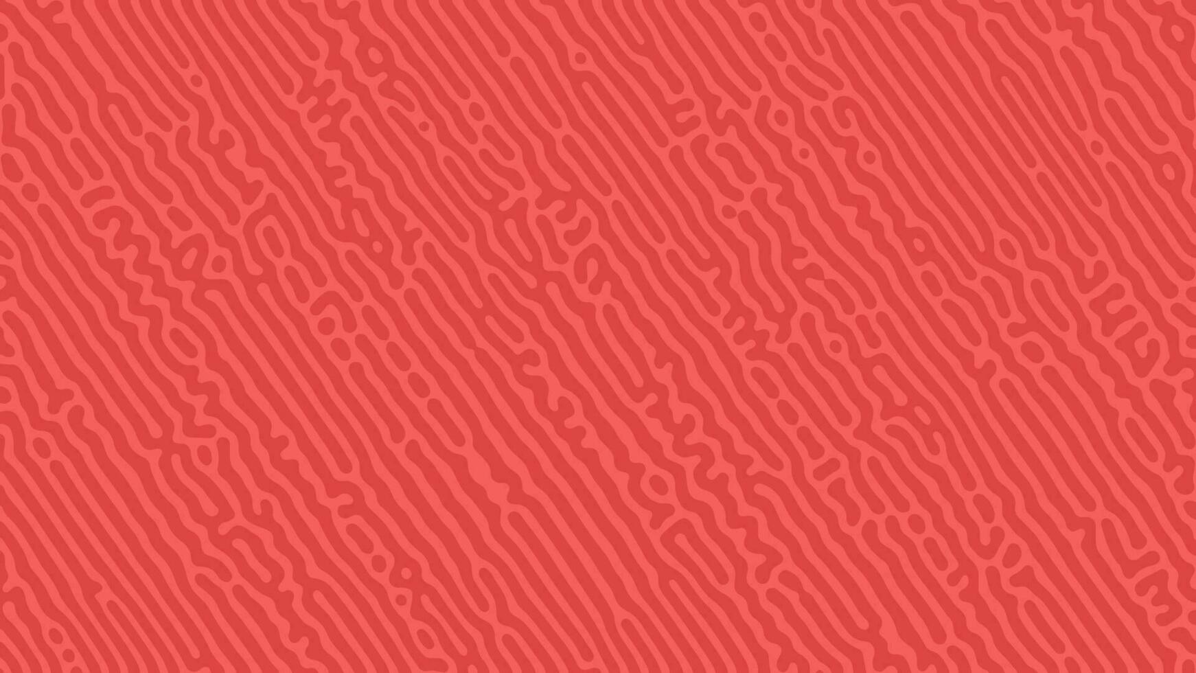 Red Turing Reaction Background Abstract Diffusion Pattern With Chaotic Shapes Vector