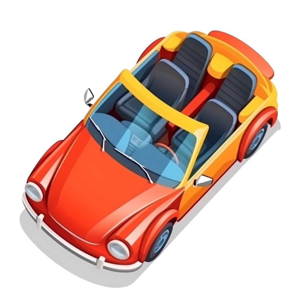 Cartoon Car Cabriolet 23227095 Png