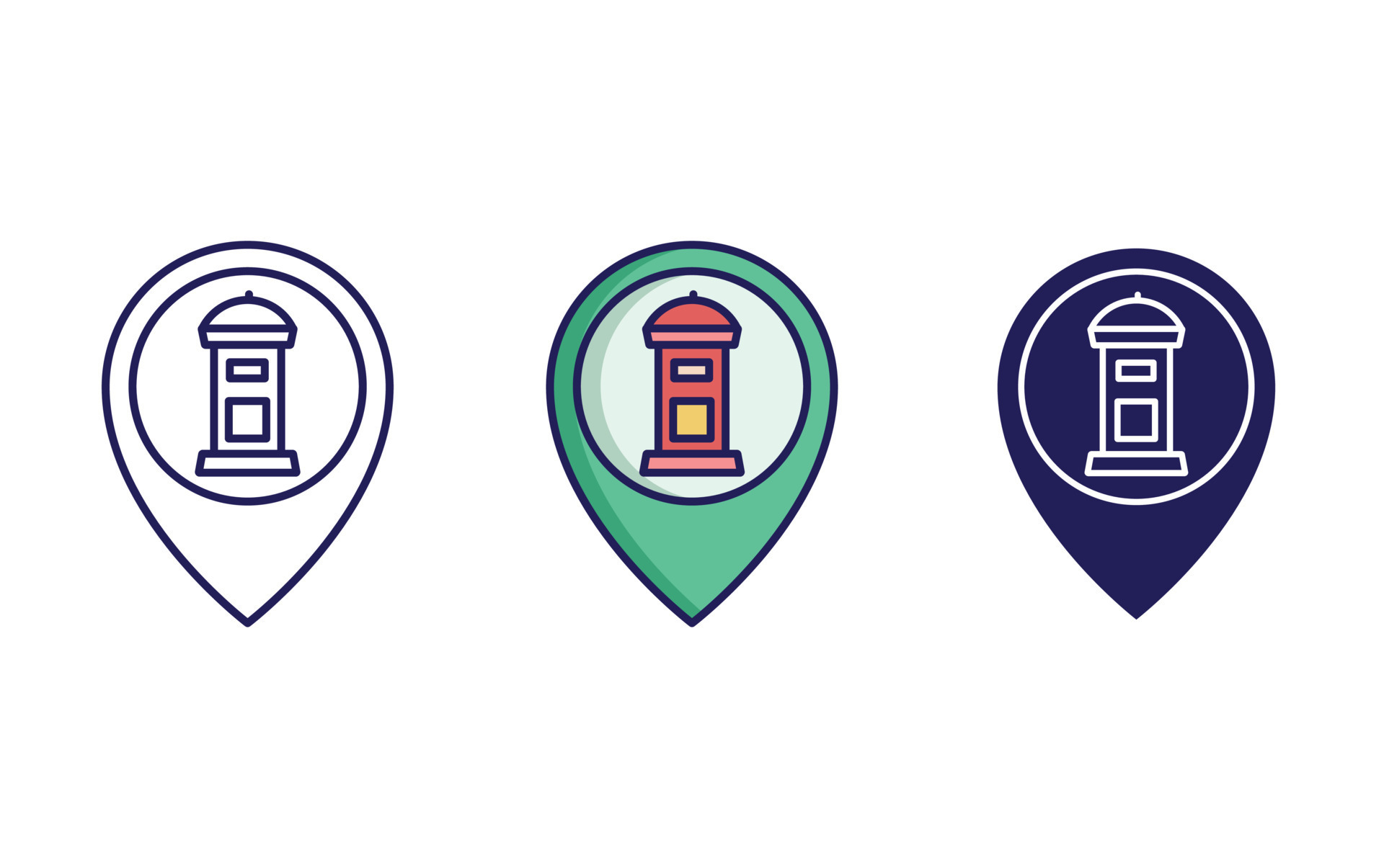 Post Office Location Vector Icon 23228638 Vector Art At Vecteezy 5786
